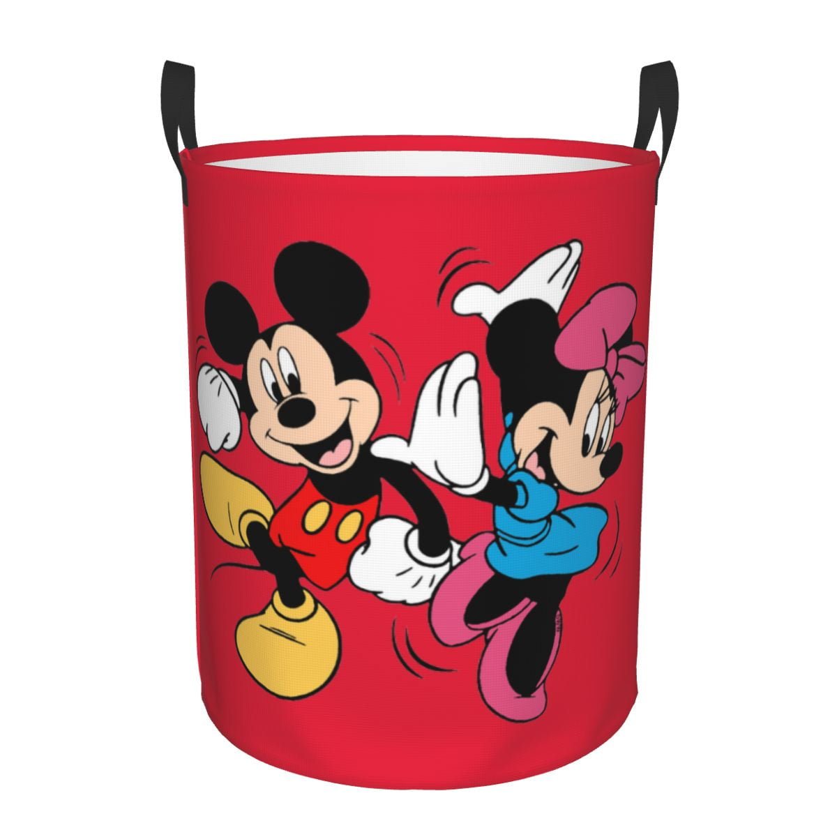 Disn-ey Laundry Basket Foldable Cartoon Clothes Toy Hamper Storage Bin ...