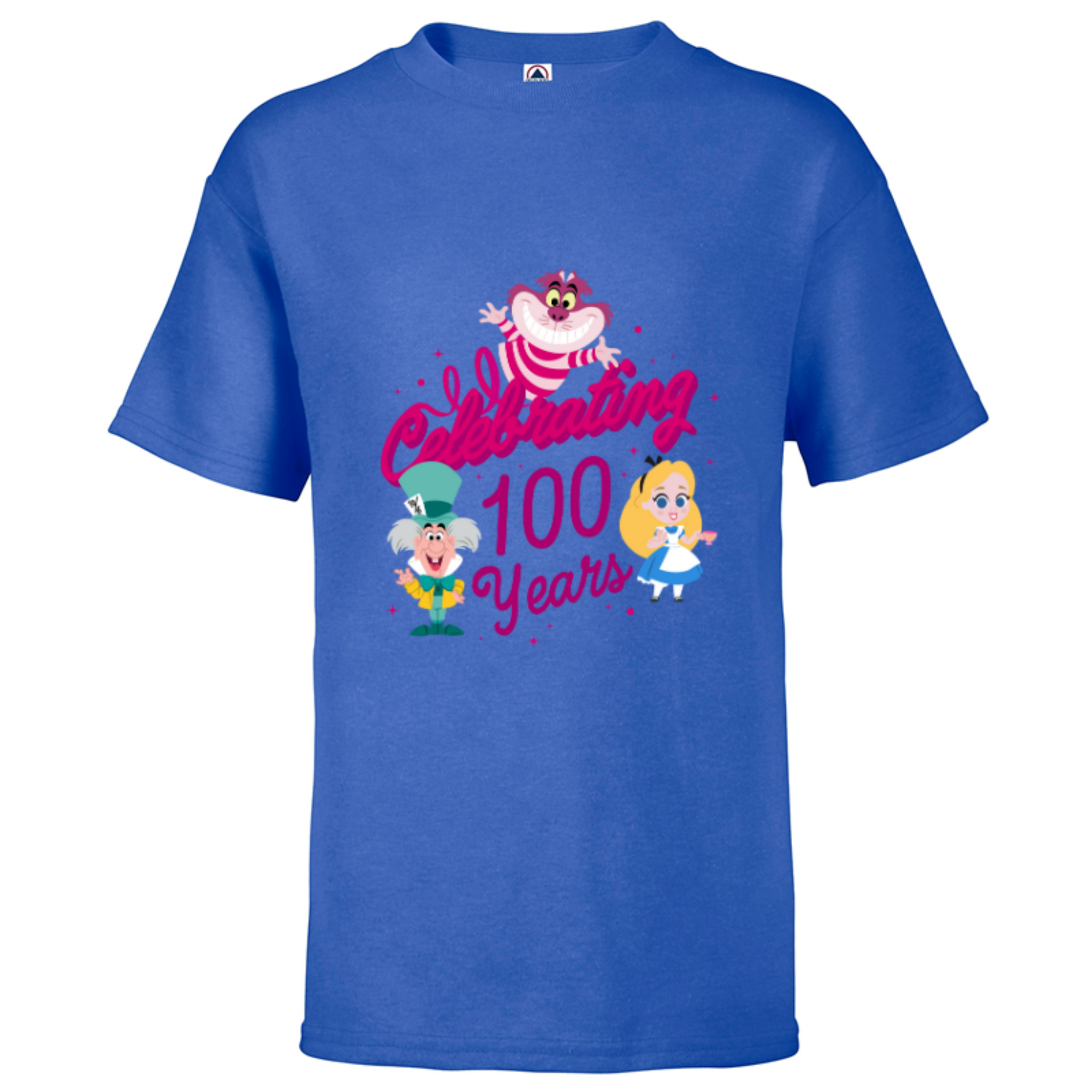 Disney 100 Alice in Wonderland Celebrating 100 Years D100 - Short Sleeve T-Shirt for Kids ...