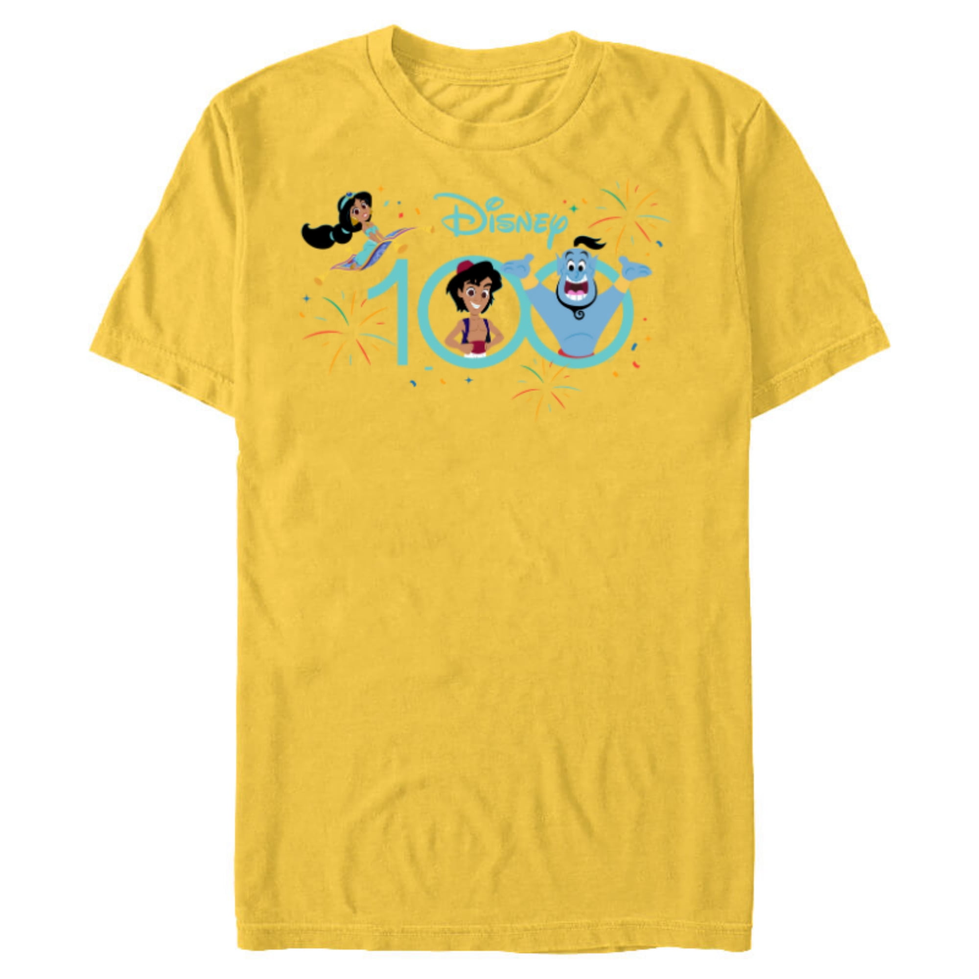 Disney 100 Anniversary Aladdin Jasmine Genie D100 - Short Sleeve ...