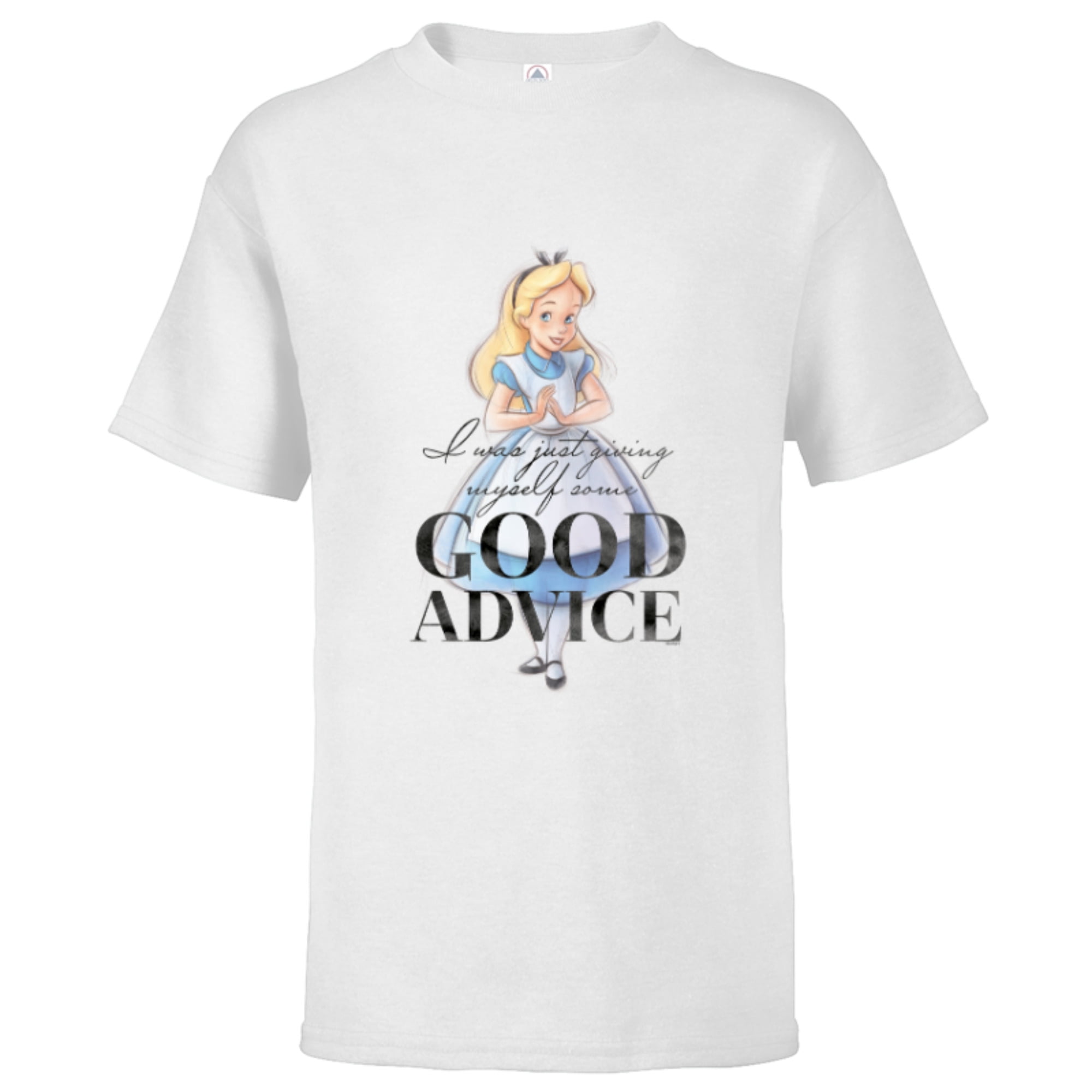 Disney 100 Anniversary Alice in Wonderland D100 Quote - Short Sleeve T ...