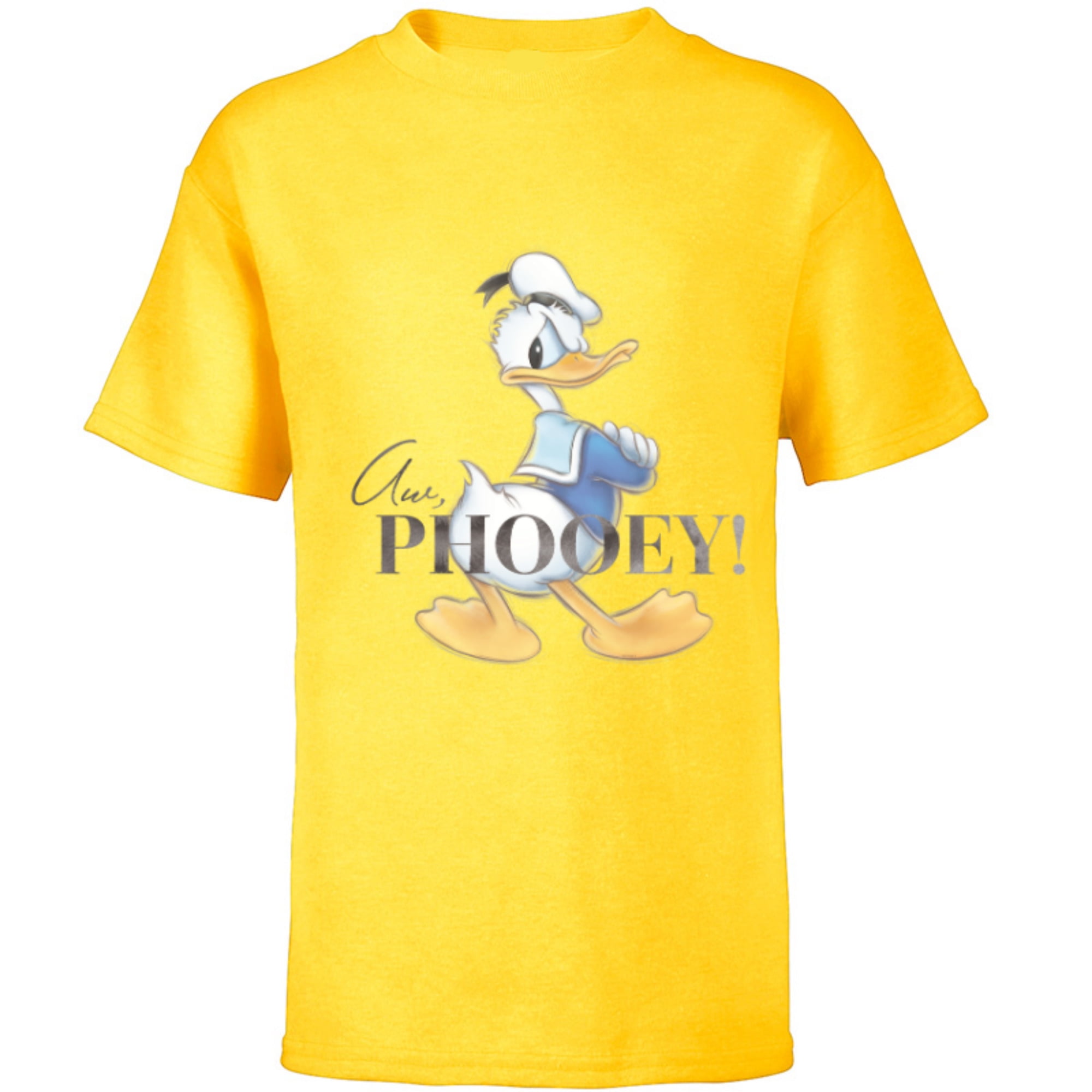 Disney 100 Anniversary Donald Duck D100 Quote Aw Phooey - Short Sleeve T-Shirt for Kids ...
