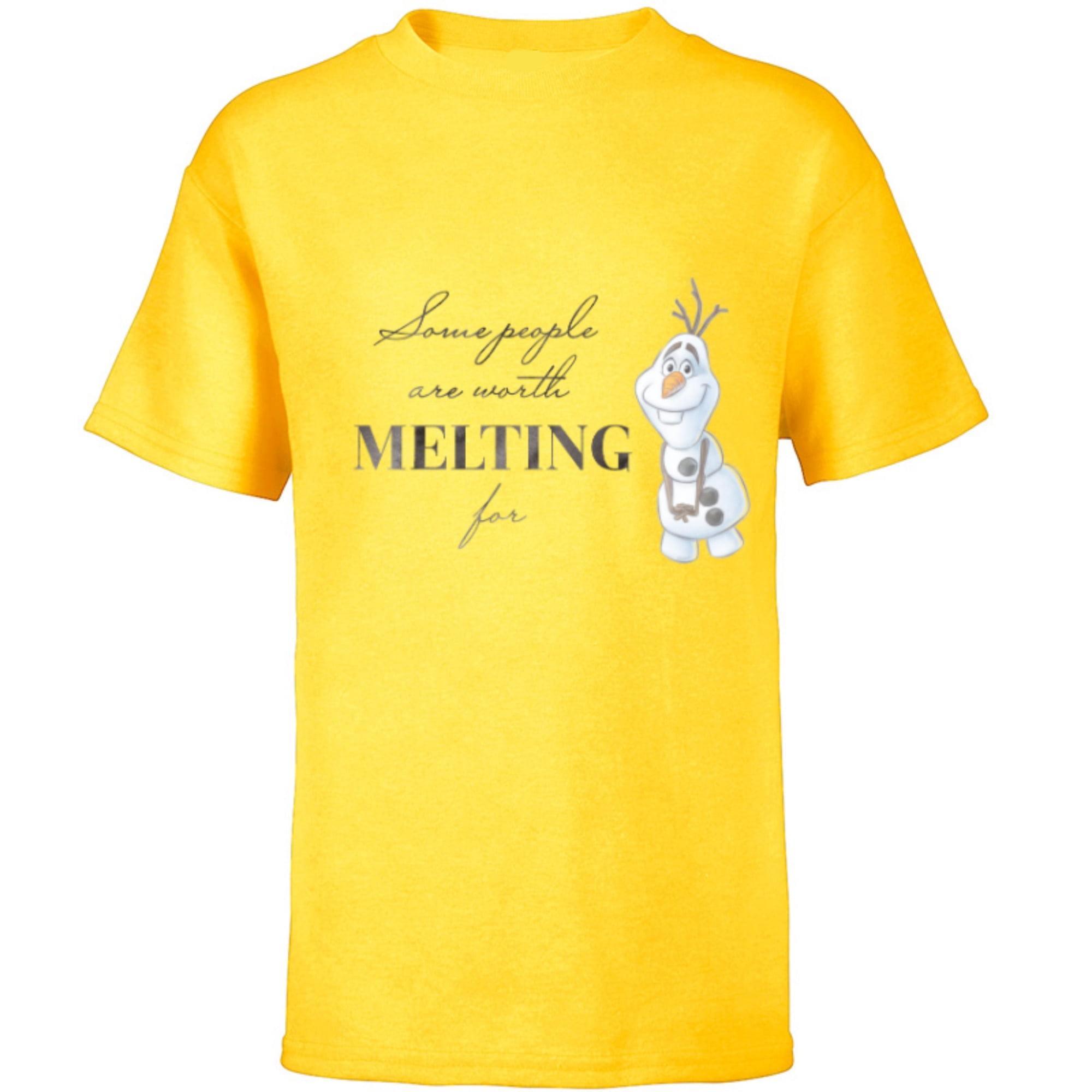 Disney 100 Anniversary Frozen Olaf D100 Quote Sweet - Short Sleeve T ...