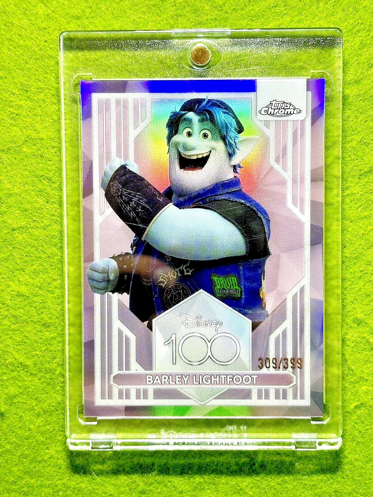 BARLEY LIGHTFOOT Disney 100 PINK REFRACTOR #/399 SP Card 2023 Topps ...
