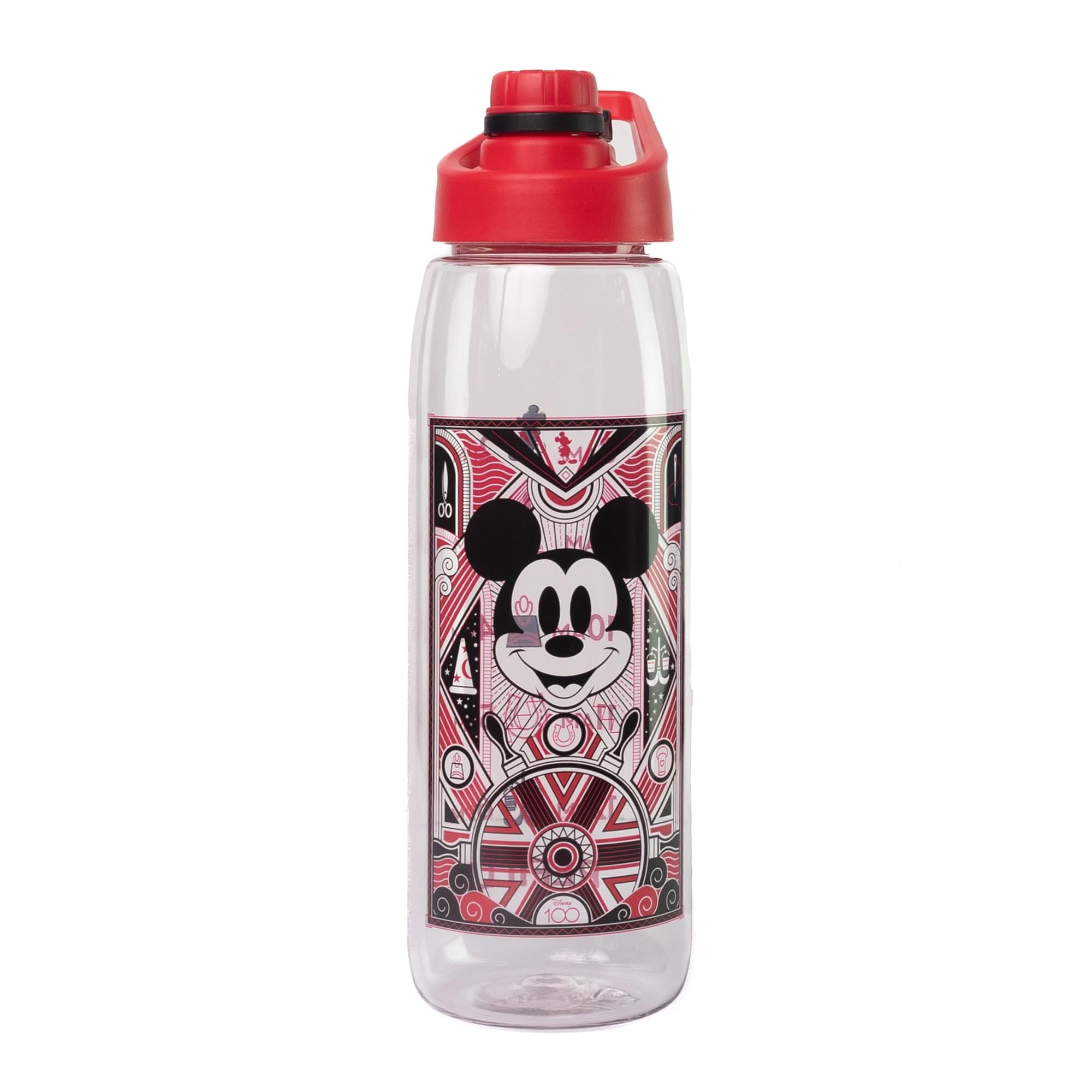 Disney 100 Captain Mickey Mouse Water Bottle With Timetable | Holds 28 ...
