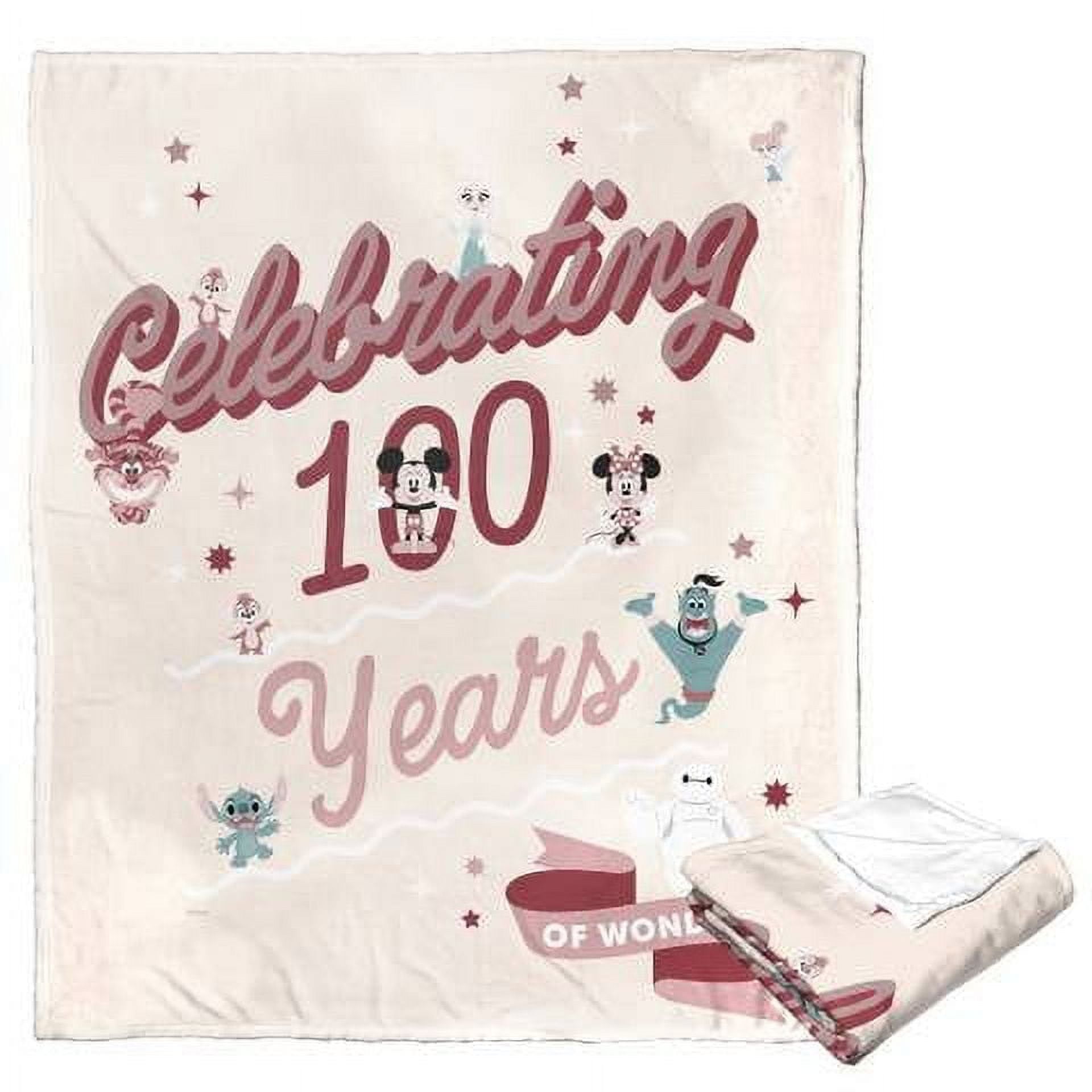 Disney 100 Celebrate Wonder Disney Kids Silk Touch Throw Blanket, 50 x ...