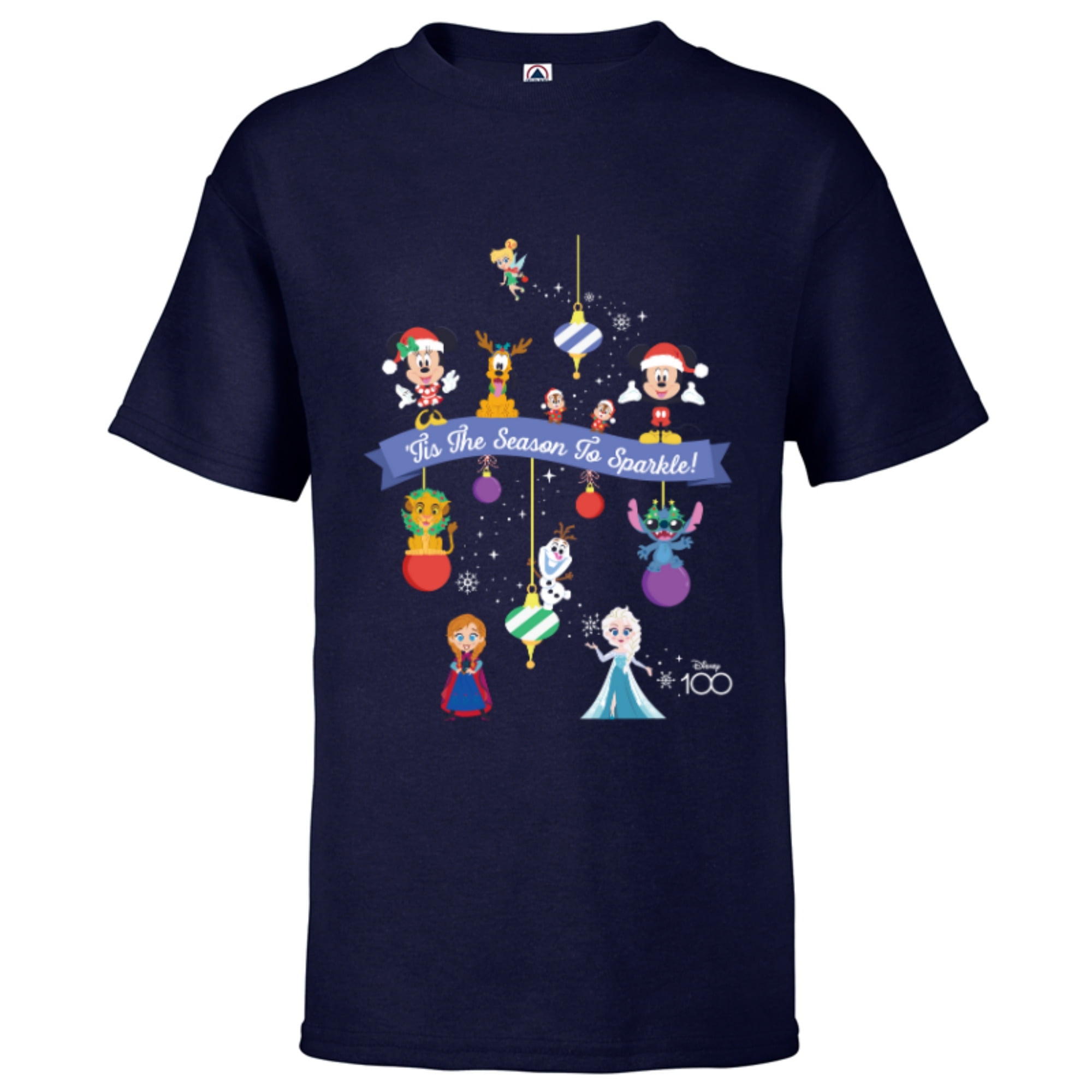Disney 100 Christmas Holiday ‘Tis the Season to Sparkle! - Short Sleeve ...