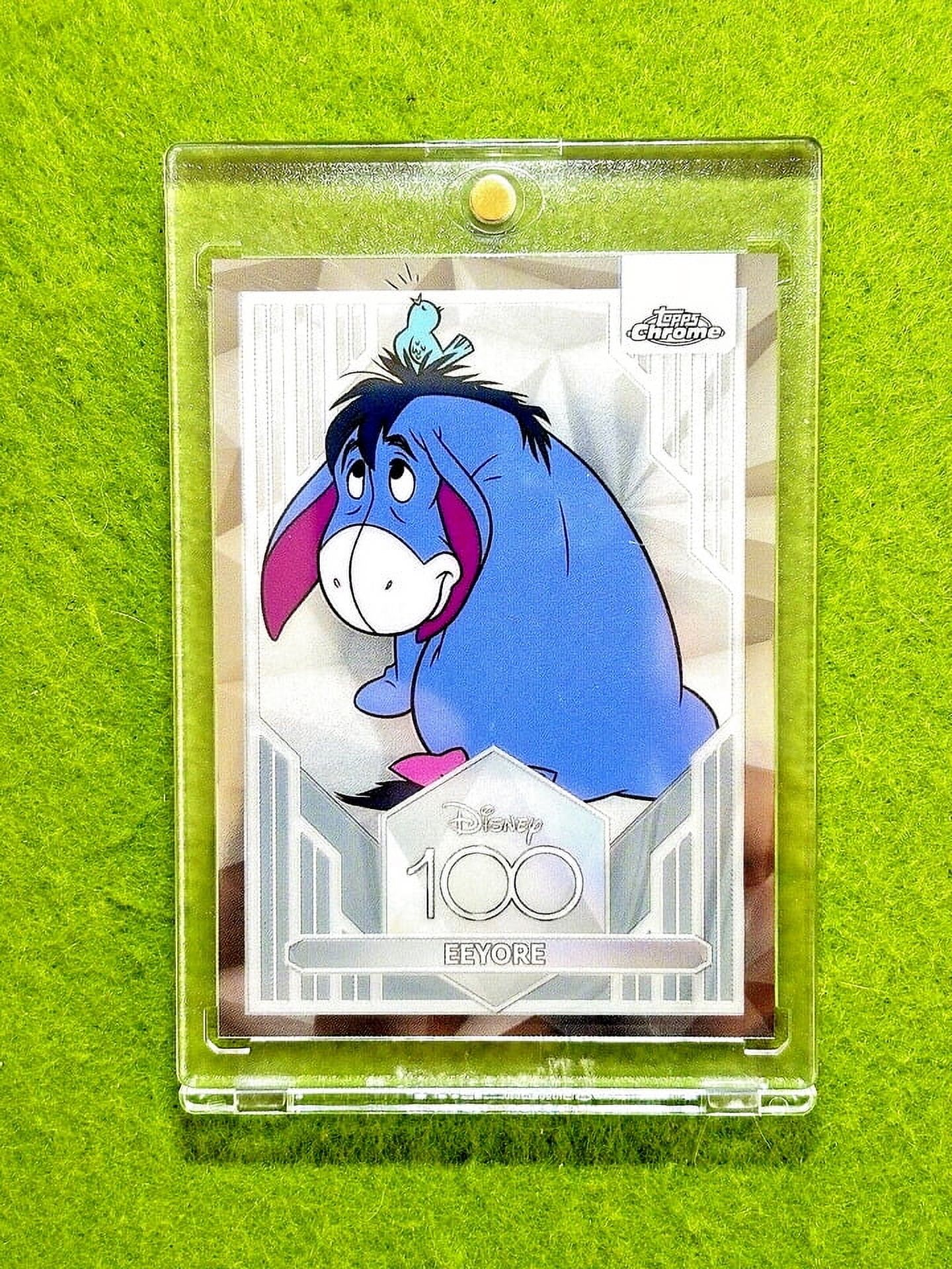 Disney 100 EEYORE of WINNIE THE POOH SILVER CHROME Card 2023 Topps ...
