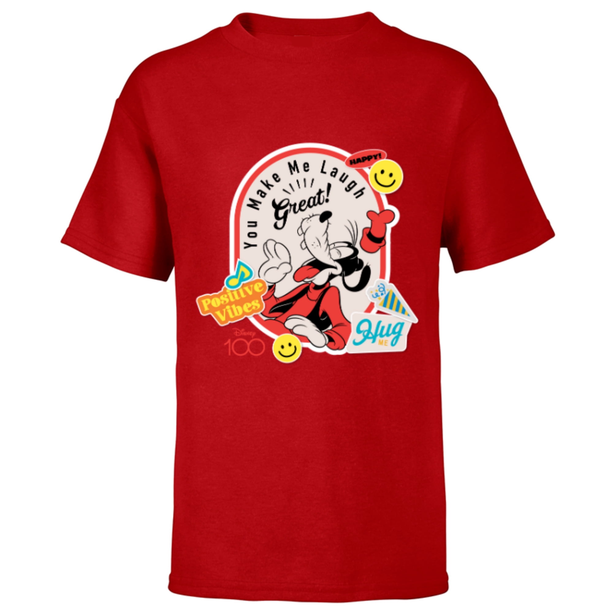 Disney 100 Goofy You Make Me Laugh Happy Faces Stickers D100 - Short ...