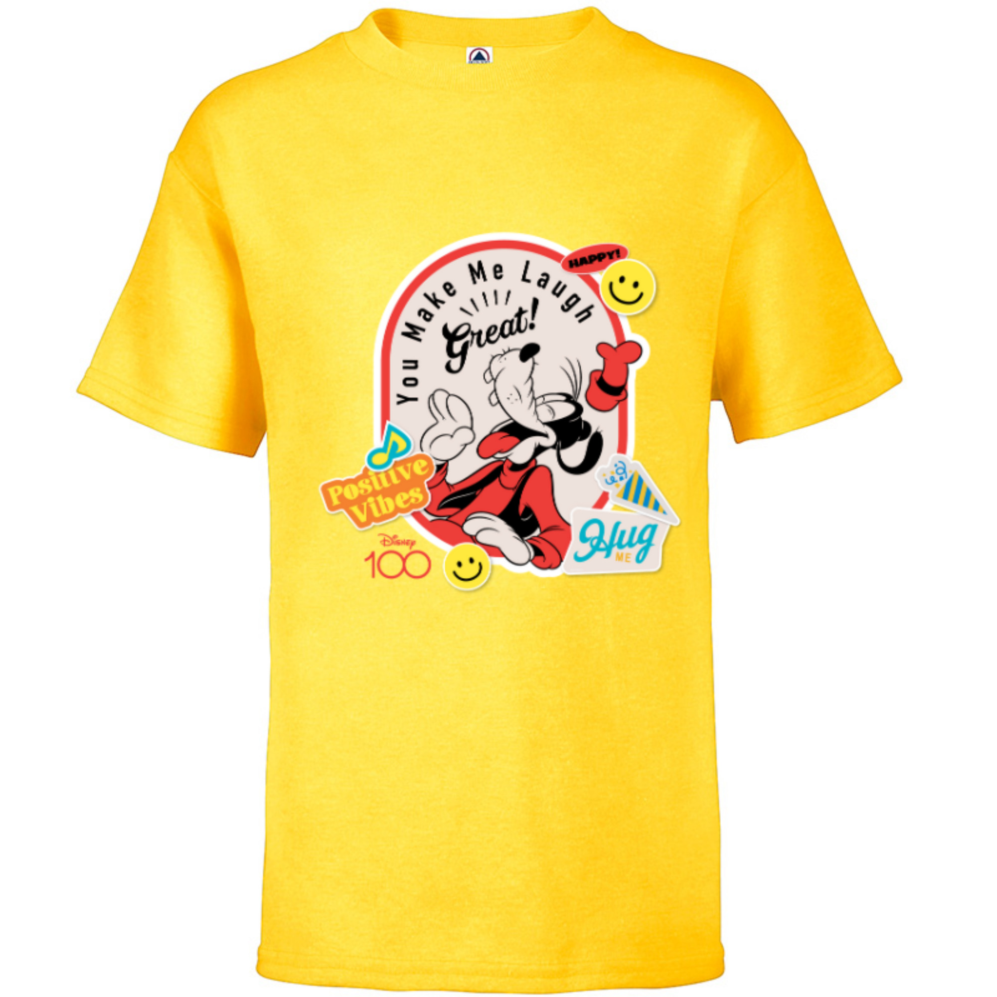 Disney 100 Goofy You Make Me Laugh Happy Faces Stickers D100 - Short ...