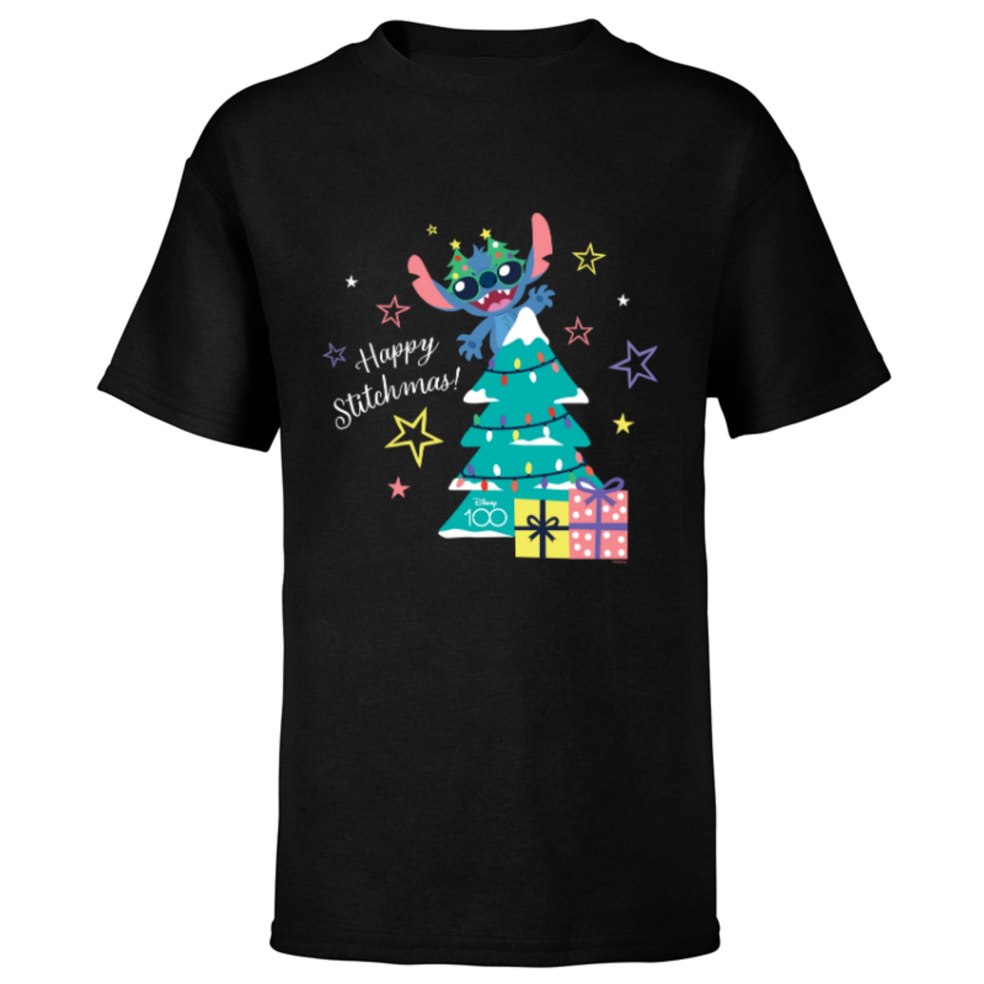 Disney 100 Lilo & Stitch Christmas Happy Stitchmas! - Short Sleeve T ...