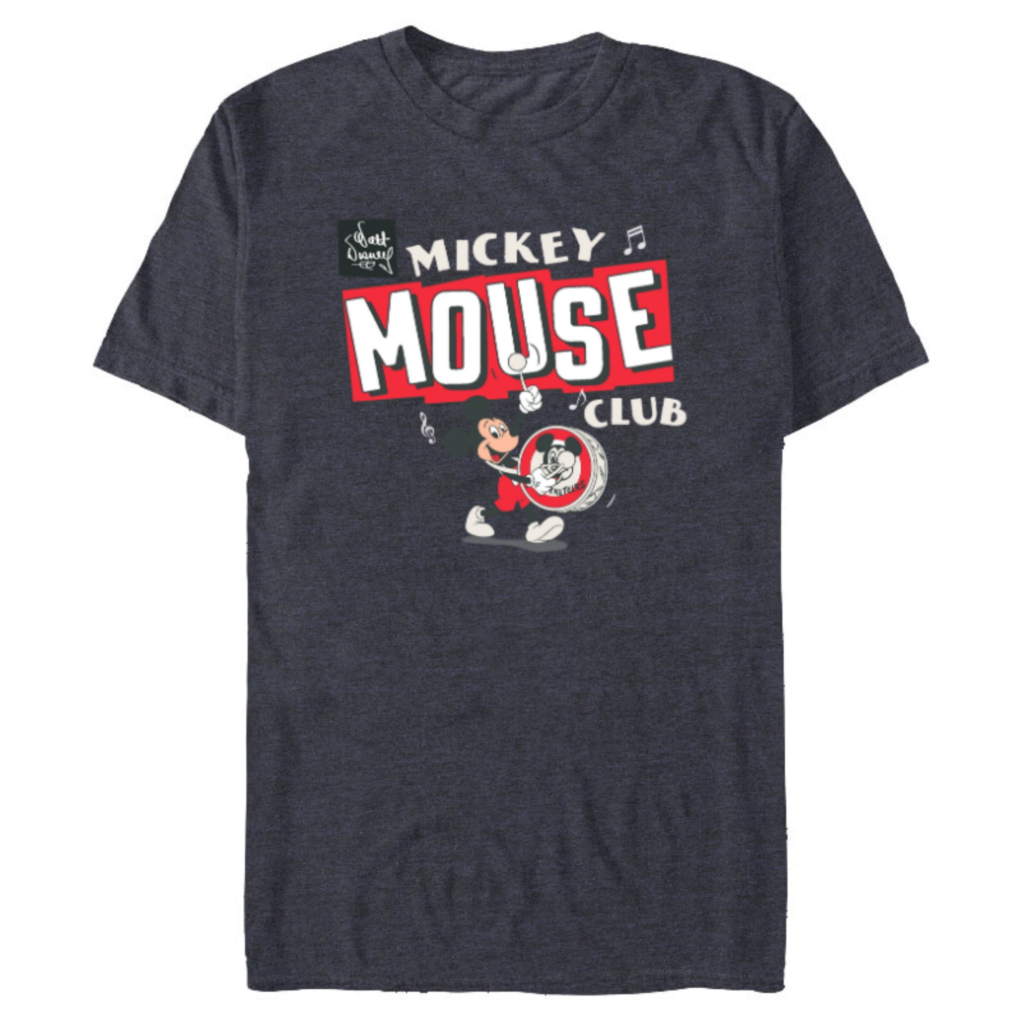 Disney 100 Mickey Mouse Club Drum Color Vintage D100 - Short Sleeve ...