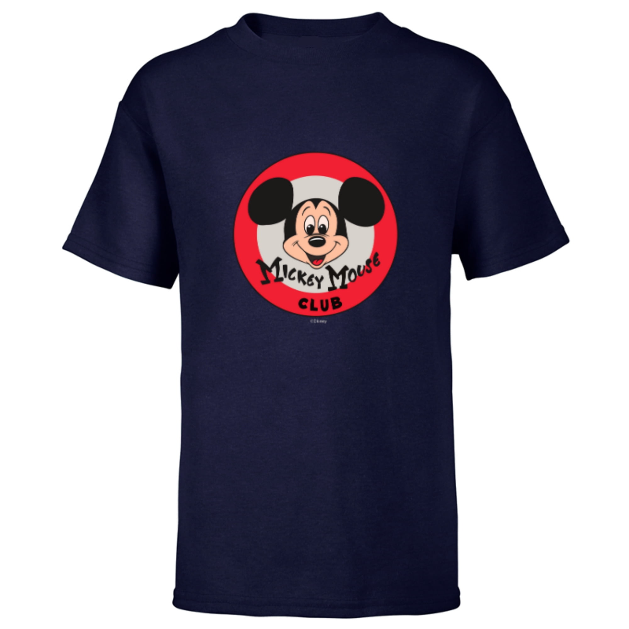 Disney 100 Mickey Mouse Club Logo Color Vintage D100 - Short Sleeve T ...