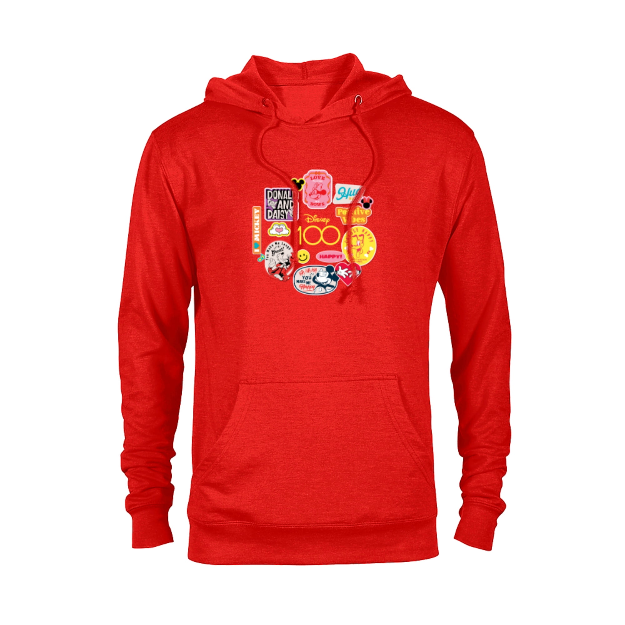 Disney 100 Mickey and Pals Happy Faces Stickers D100 - Pullover Hoodie ...