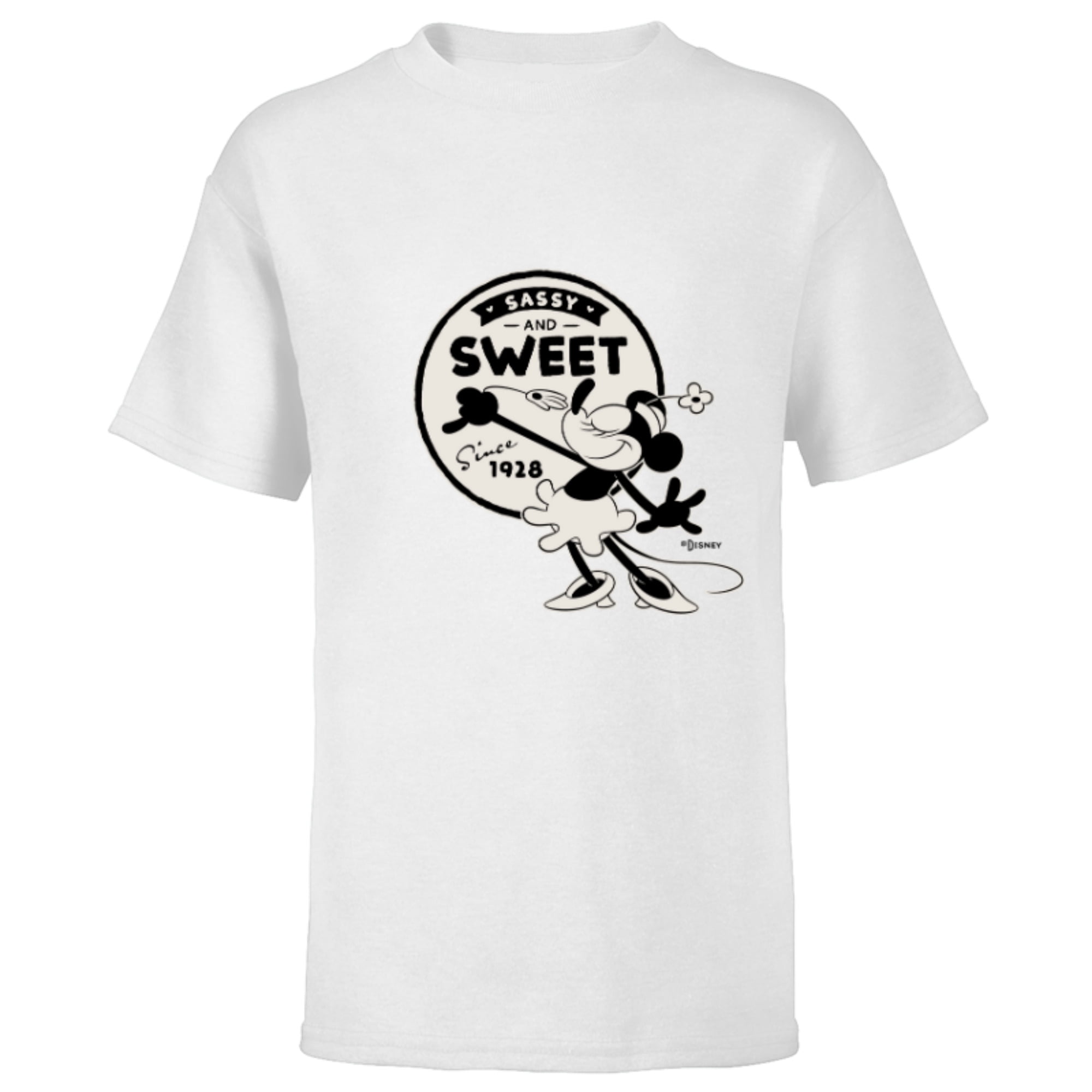 Disney 100 Minnie Mouse Sassy and Sweet Since 1928 D100 - Short Sleeve ...