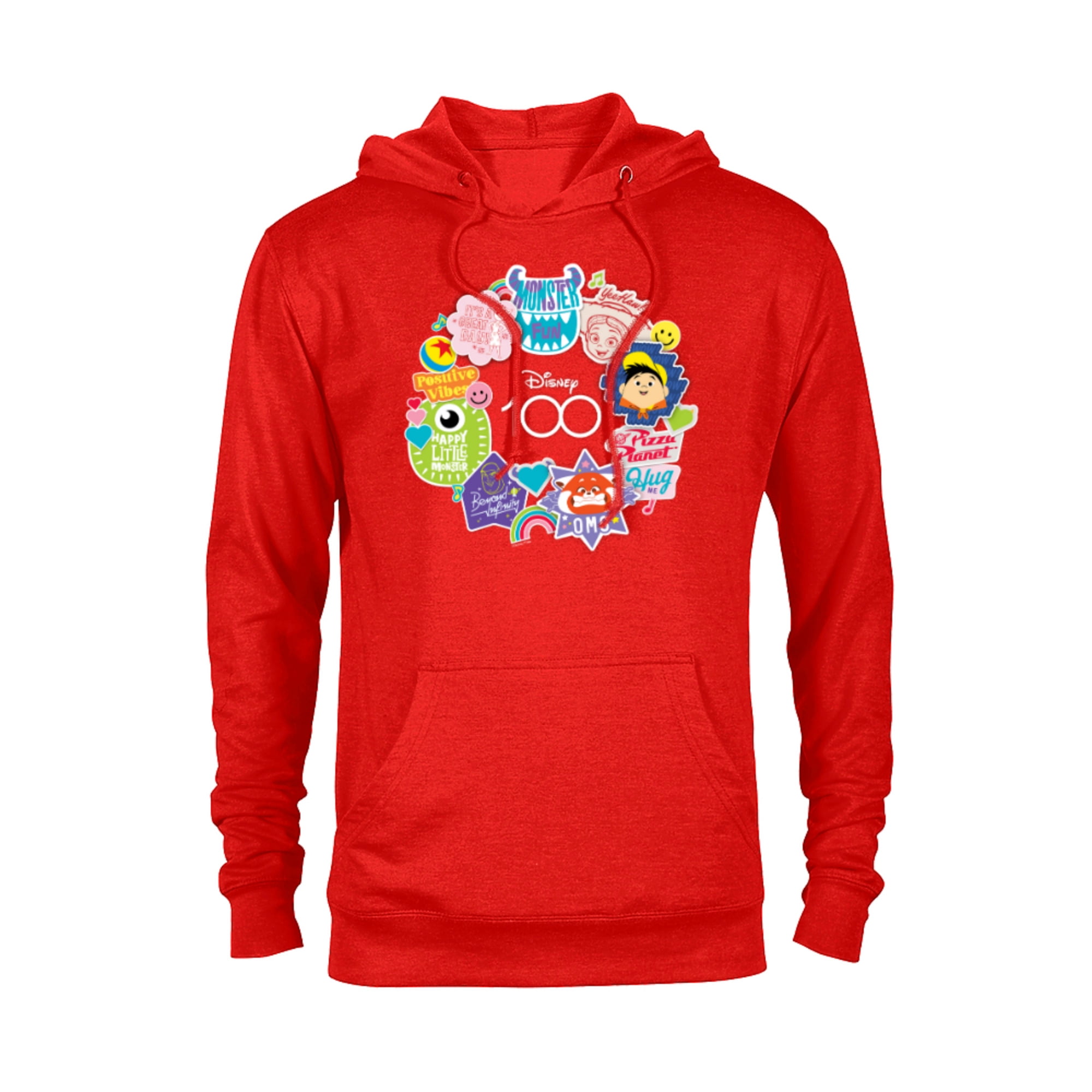 Disney 100 Pixar Happy Faces Sticker Circle D100 - Pullover Hoodie for ...