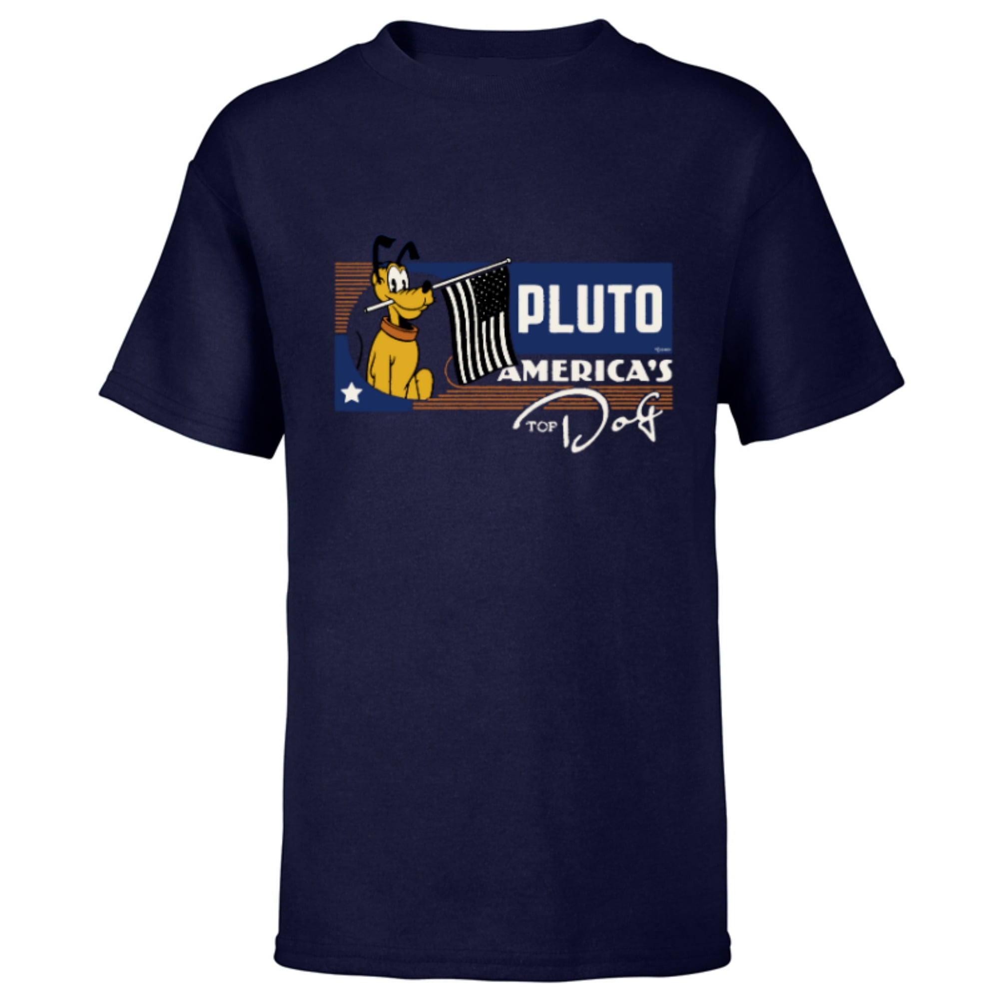 Disney 100 Pluto America’s Top Dog Flag Retro Vintage D100 - Short ...