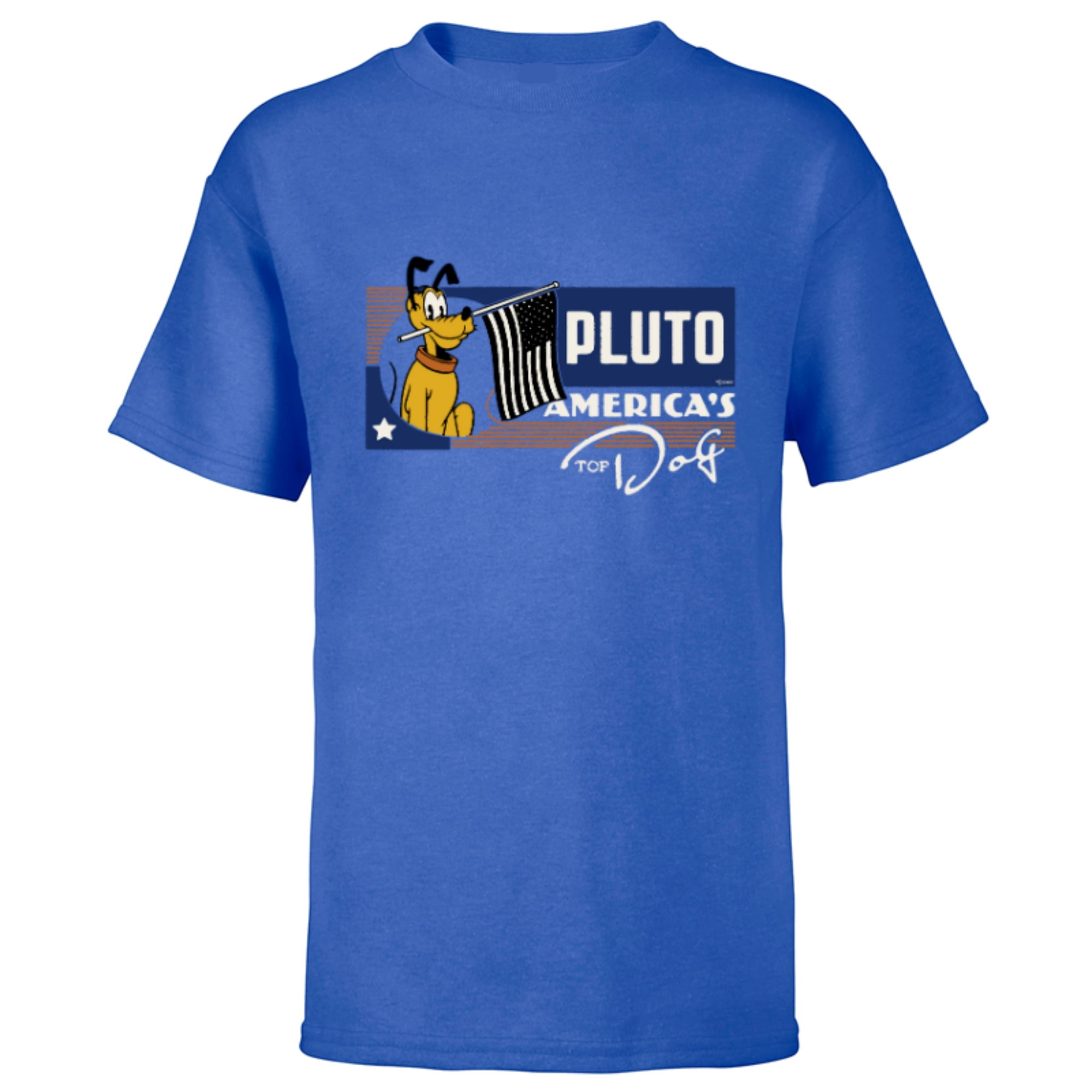 Disney 100 Pluto America’s Top Dog Flag Retro Vintage D100 - Short ...