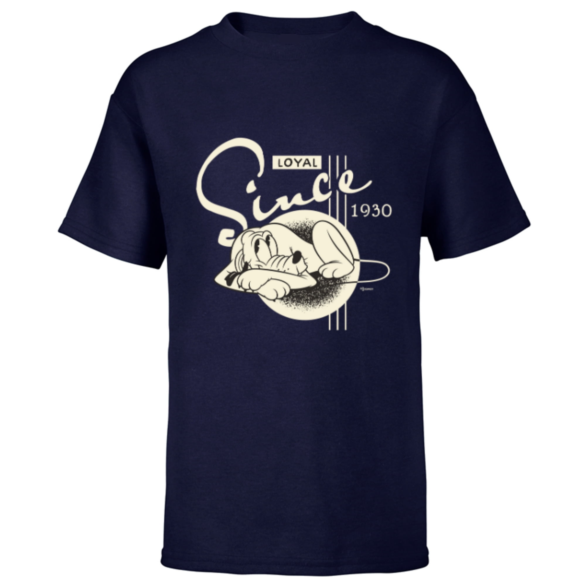 Disney 100 Pluto Loyal Since 1930 Retro Vintage D100 - Short Sleeve T ...