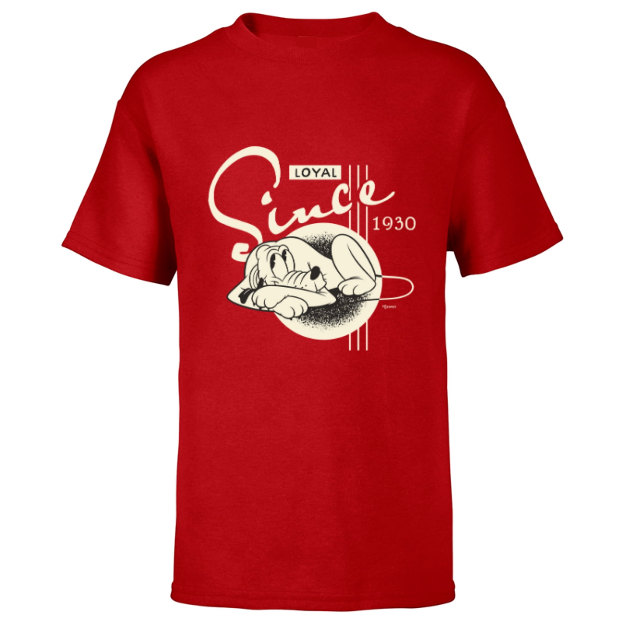 Disney 100 Pluto Loyal Since 1930 Retro Vintage D100 - Short Sleeve T ...