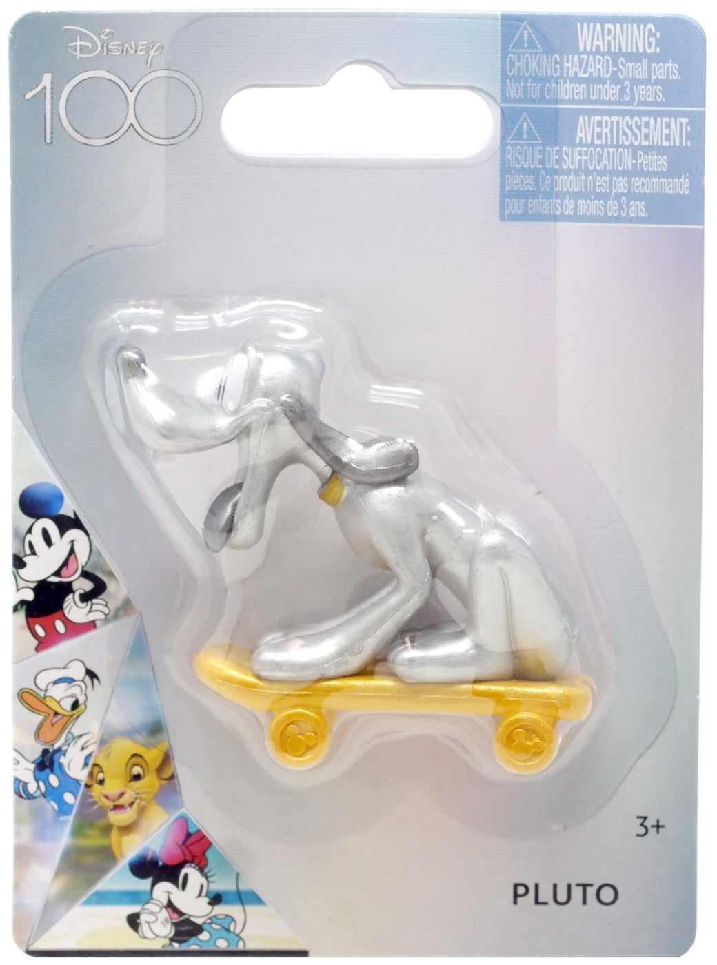 Just Play Disney 100 Pluto Mini Figure, Metallic Collectible Toy for ...