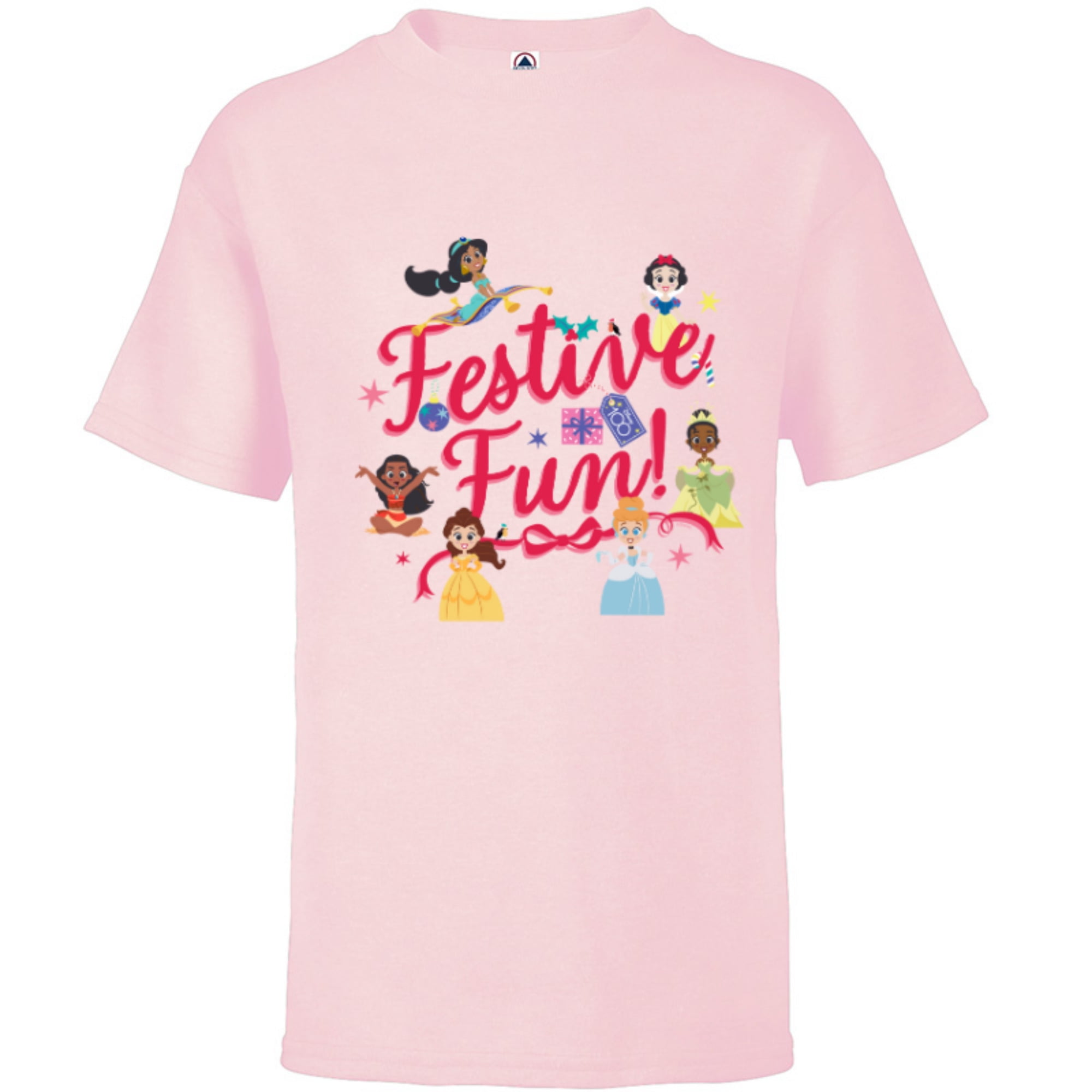 Disney 100 Princess Squad Christmas Holiday Festive Fun D100 - Short ...