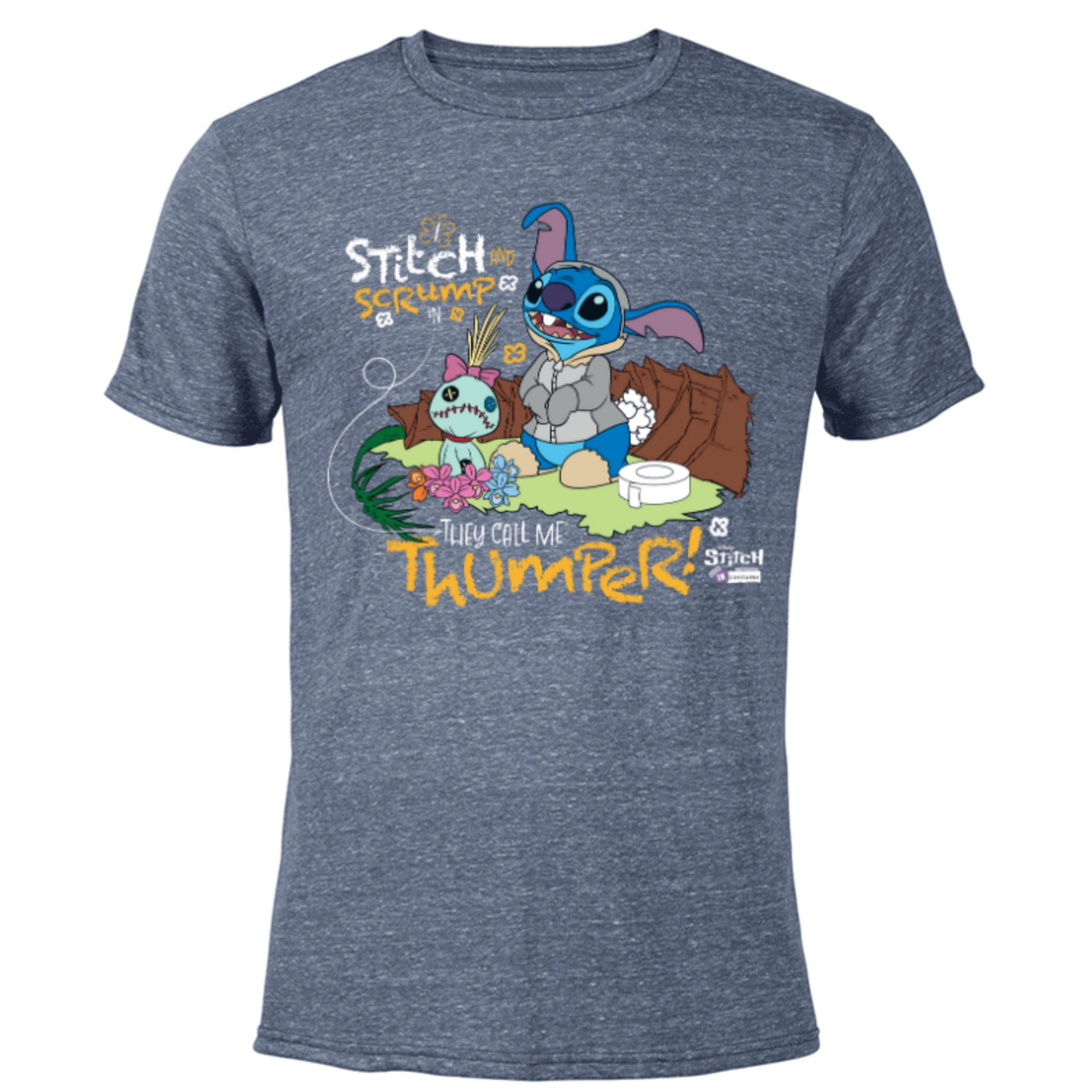 Disney 100 Stitch in Costume Bambi They Call Me Thumper - Short Sleeve ...