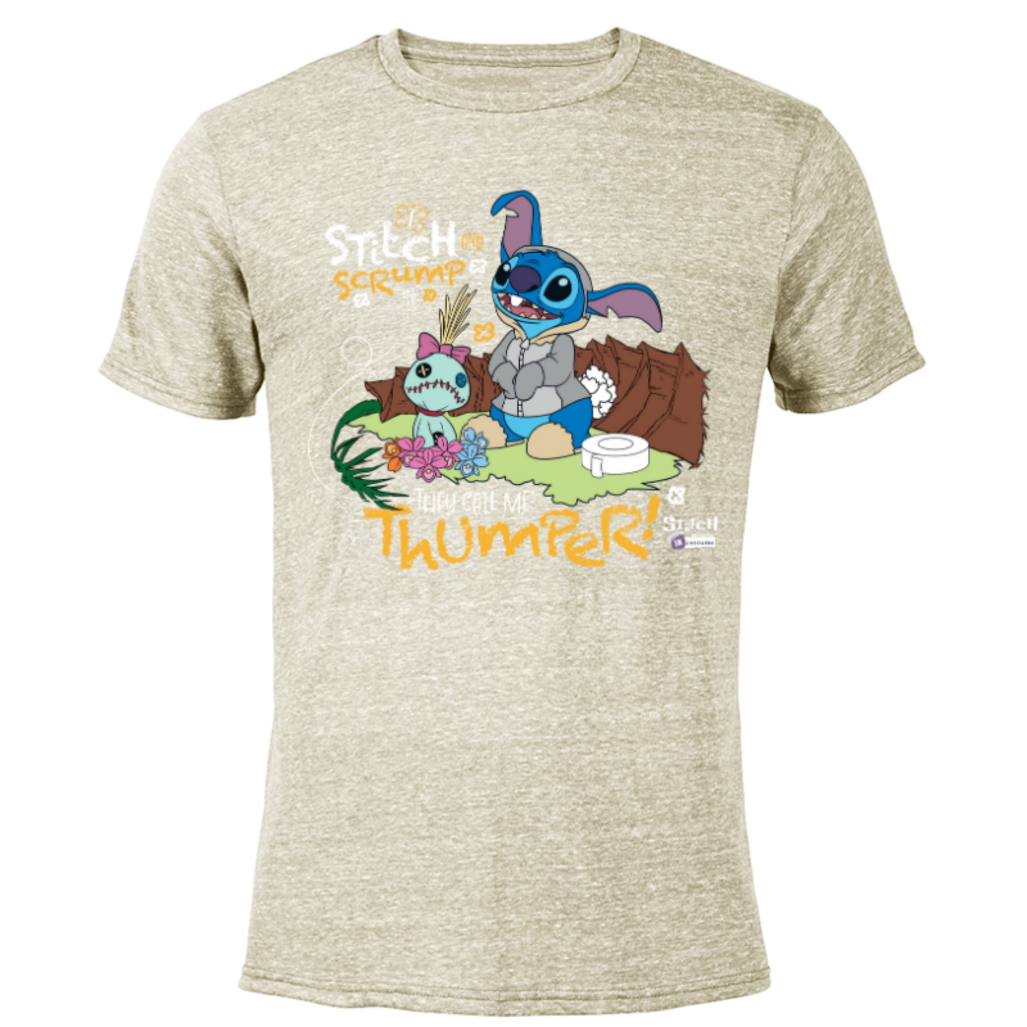 Disney 100 Stitch in Costume Bambi They Call Me Thumper - Short Sleeve ...