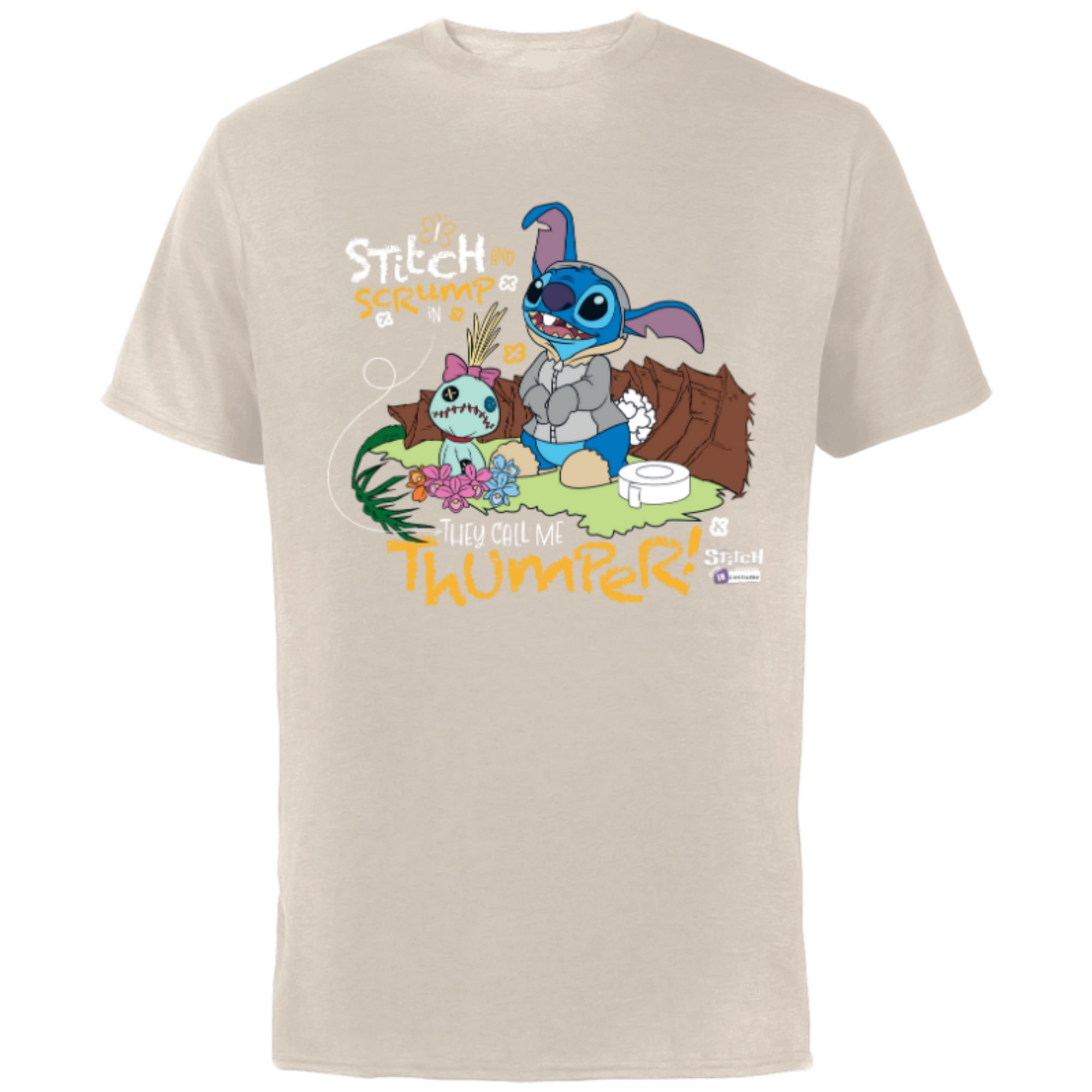 Disney 100 Stitch in Costume Bambi They Call Me Thumper - Short Sleeve ...