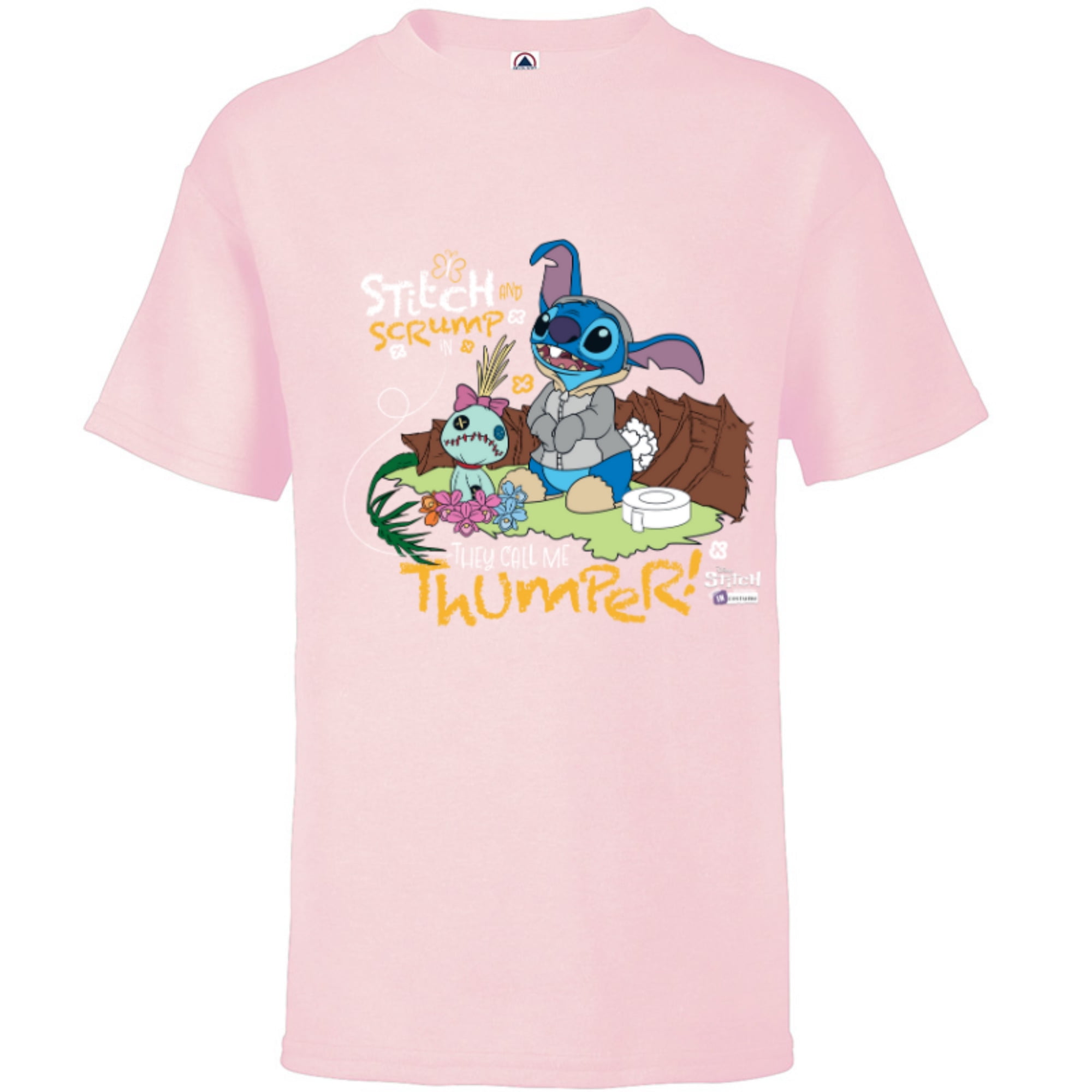 Disney 100 Stitch in Costume Bambi They Call Me Thumper - Short Sleeve ...