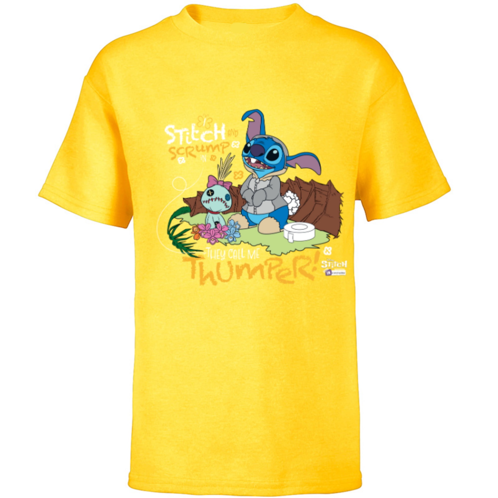 Disney 100 Stitch in Costume Bambi They Call Me Thumper - Short Sleeve ...