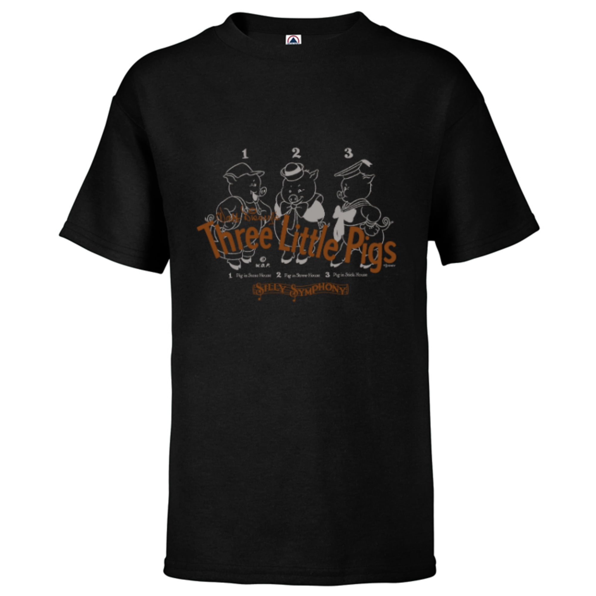 Disney 100 Walt Disney’s Three Little Pigs Vintage D100 - Short Sleeve ...