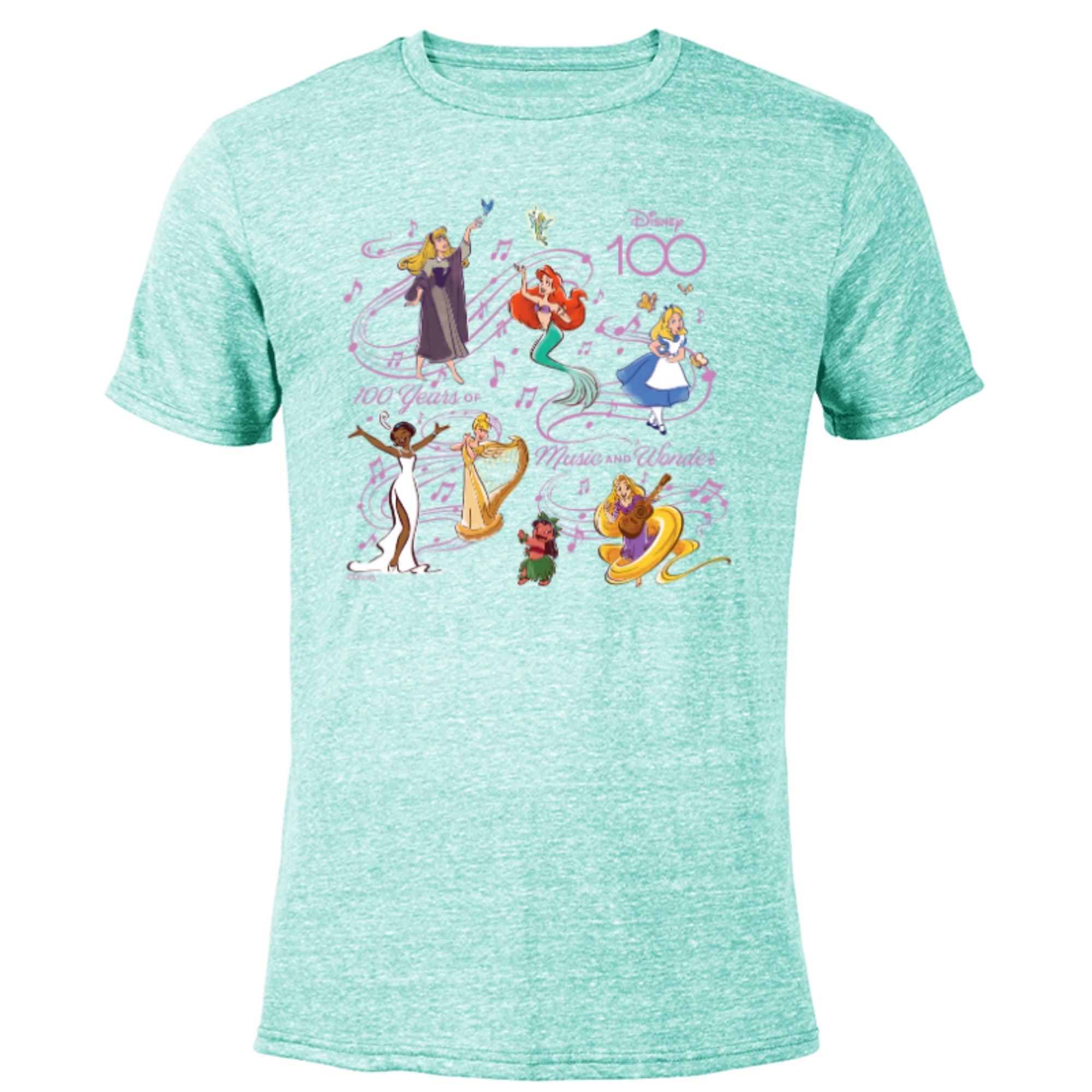 Disney 100 Years of Music and Wonder Princess Songs D100 - Short Sleeve ...