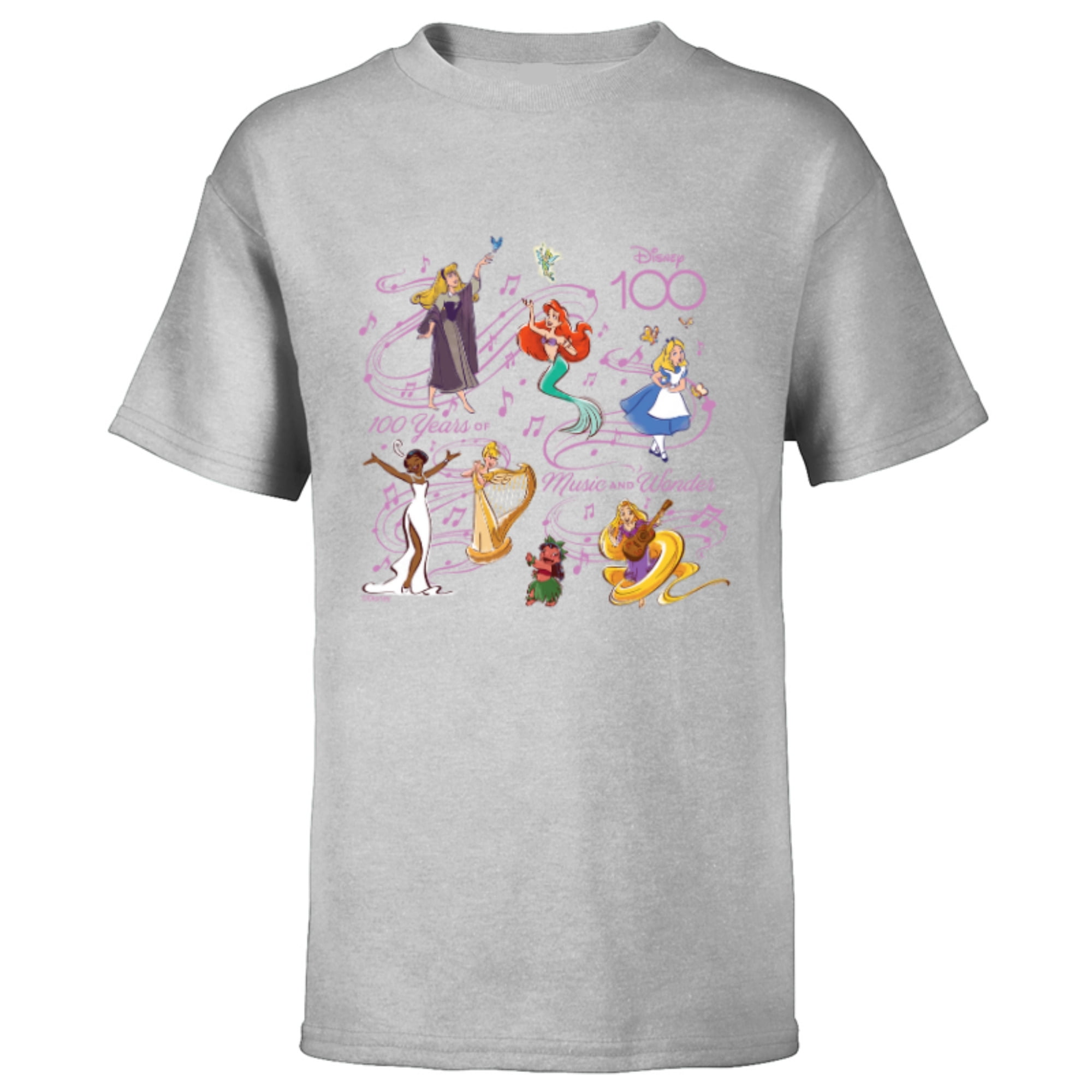 Disney 100 Years of Music and Wonder Princess Songs D100 - Short Sleeve ...