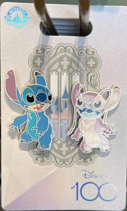 Disney 100 Years of Wonder Celebration Lily & Stitch Pin Set New with ...