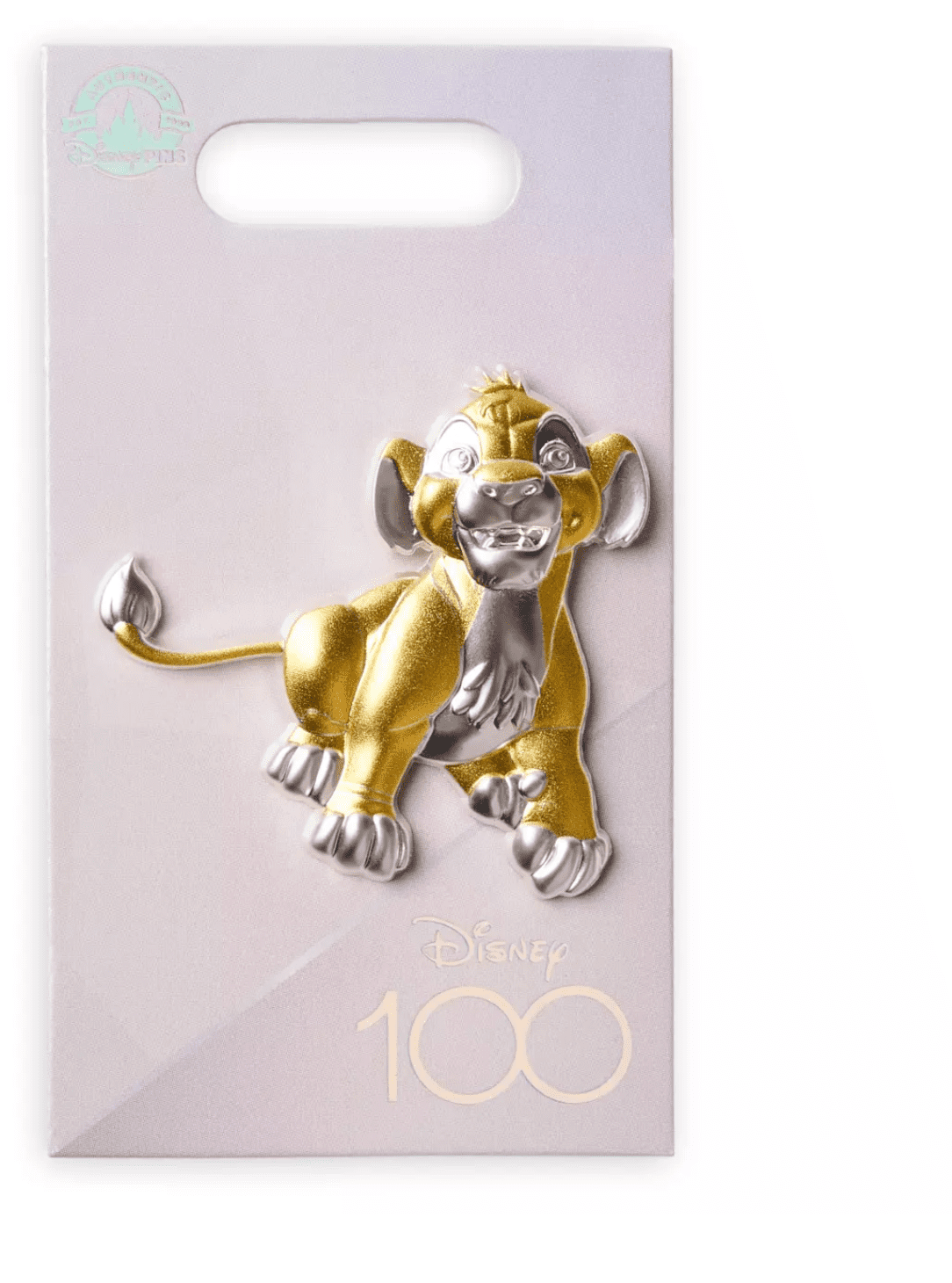 Disney 100 Years of Wonder Celebration The Lion King Simba 3D Pin New ...