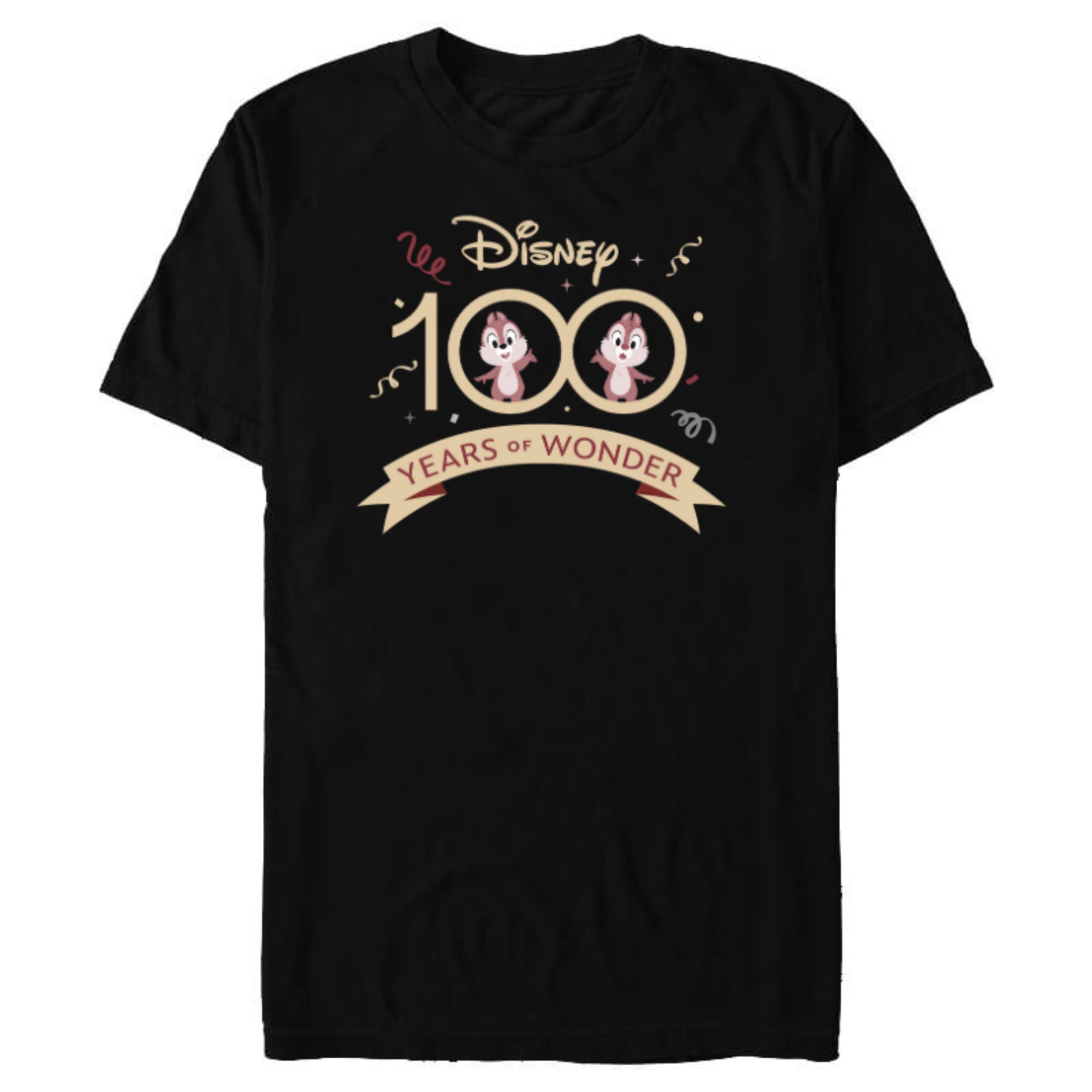 Disney 100 Years of Wonder Chip 'n Dale Muted Cute D100 - Short Sleeve ...