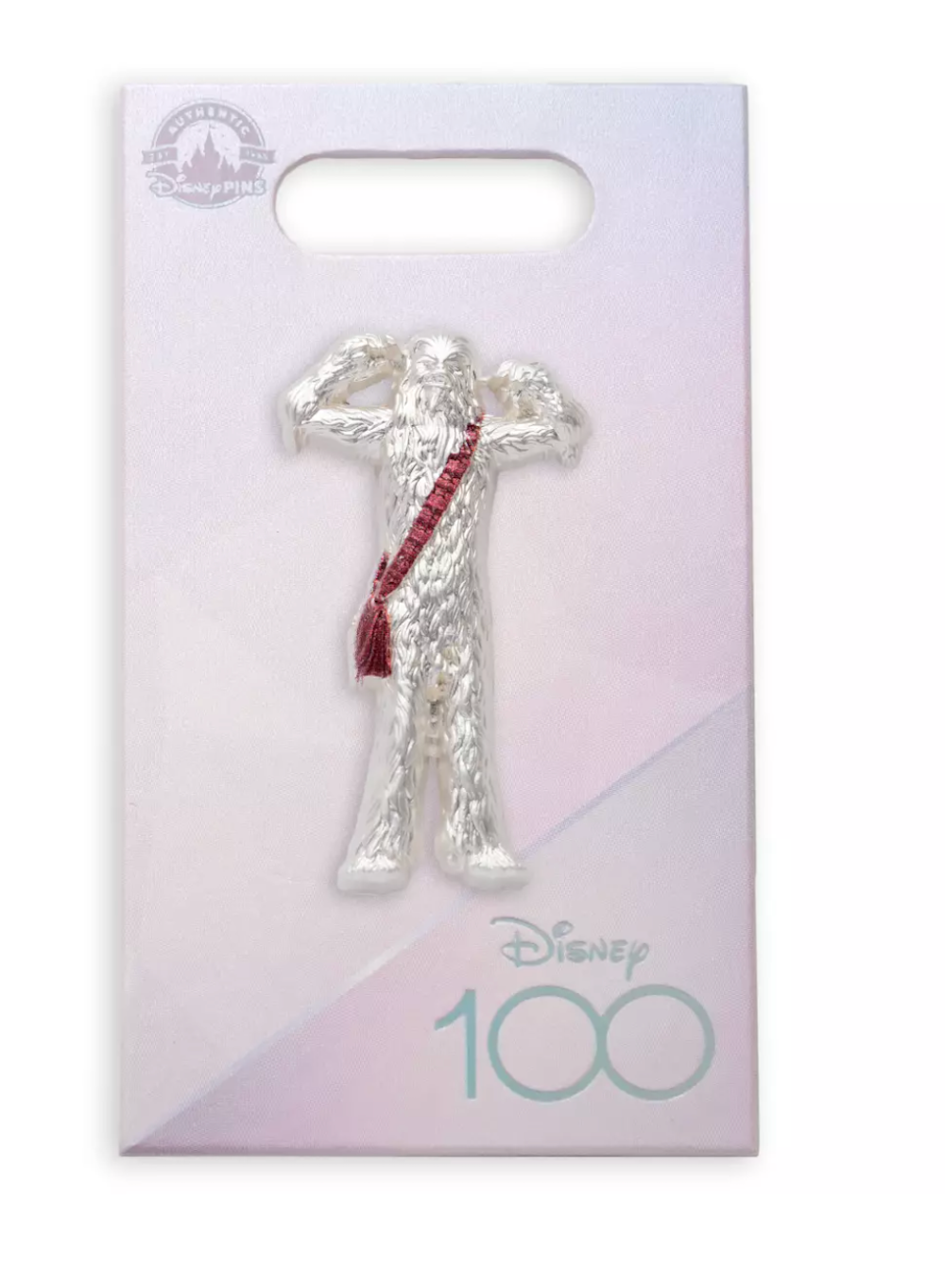 Disney 100 Years of Wonder Star Wars Chewbacca 3D Pin New with Card ...