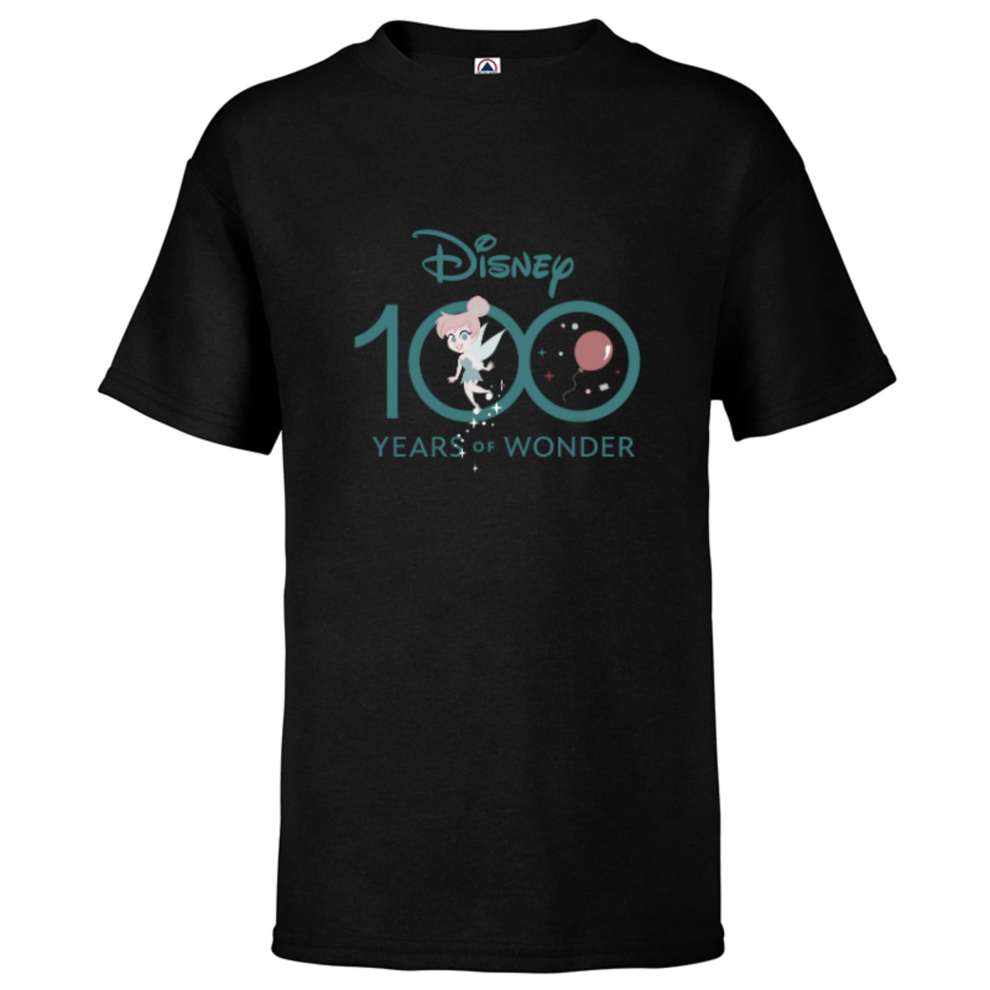 Disney 100 Years of Wonder Tinker Bell Muted Cute D100 - Short Sleeve T ...