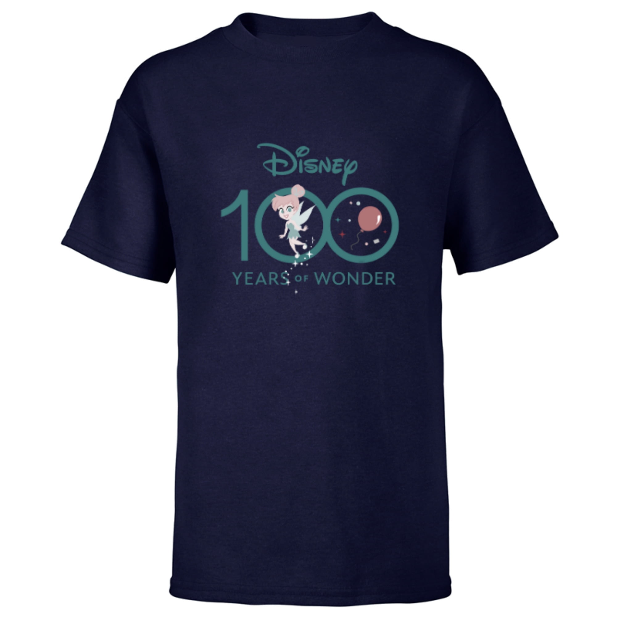 Disney 100 Years of Wonder Tinker Bell Muted Cute D100 - Short Sleeve T ...
