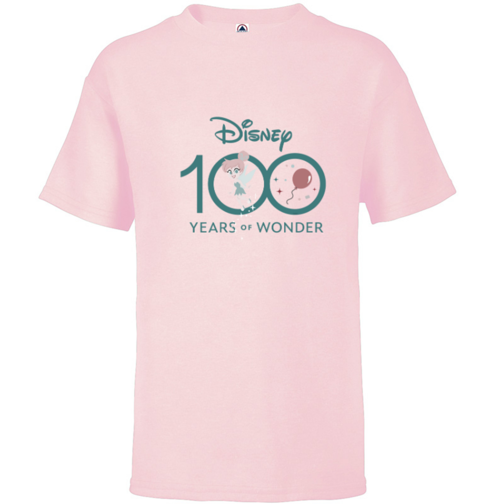 Disney 100 Years of Wonder Tinker Bell Muted Cute D100 - Short Sleeve T ...