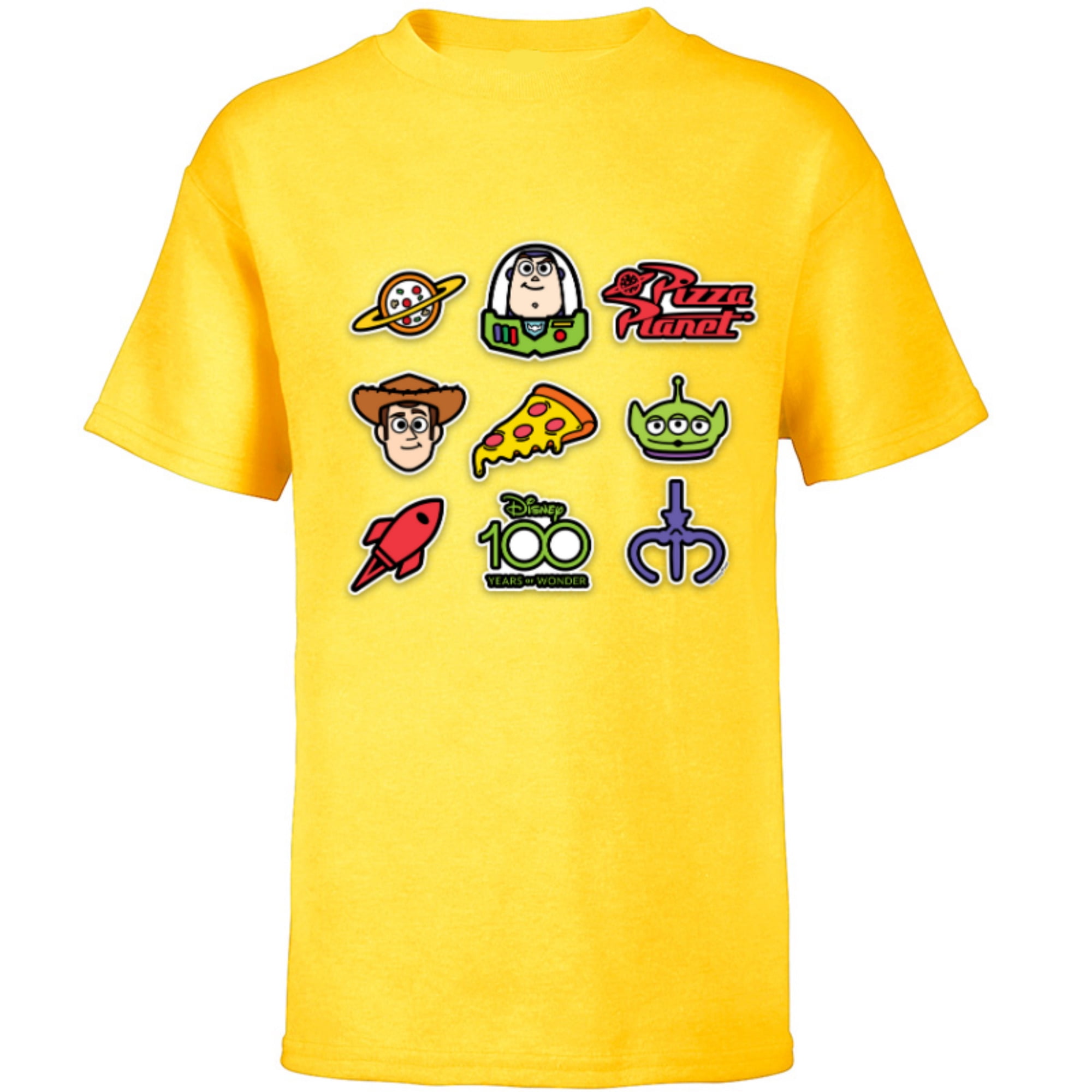 Disney 100 and Pixar’s Toy Story Stickers D100 - Short Sleeve T-Shirt ...