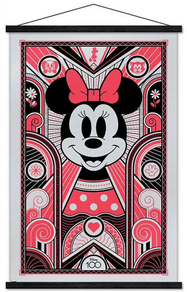 Disney 100th Anniversary - Deco-Luxe Minnie Mouse Wall Poster with ...