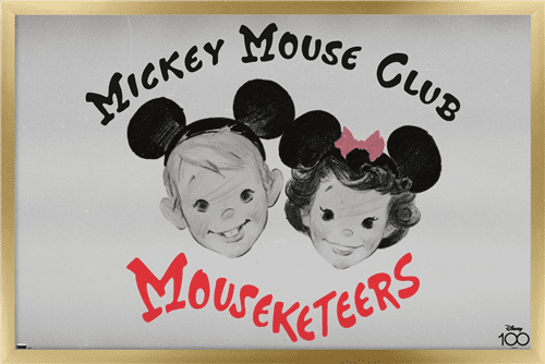 Disney 100th Anniversary - Mouseketeers Wall Poster, 14.725" x 22.375 ...