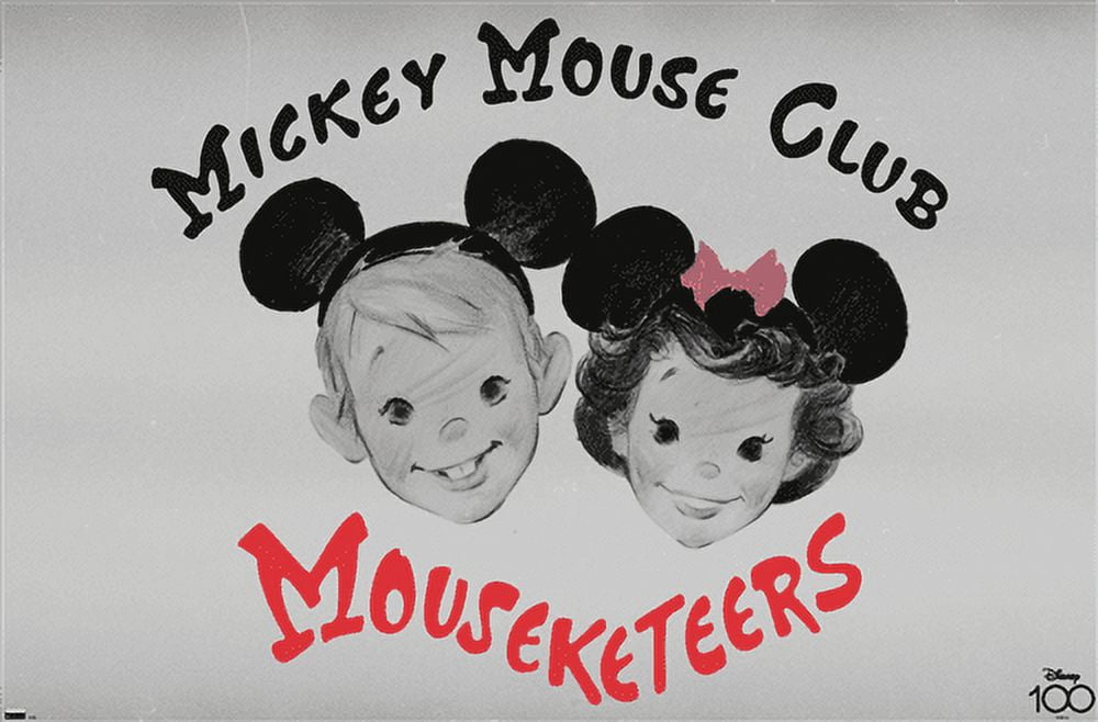 Disney 100th Anniversary - Mouseketeers Wall Poster, 22.375" x 34 ...