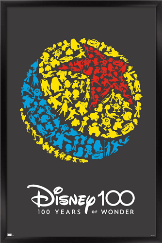 Disney 100th Anniversary - Pixar Silhouettes Wall Poster, 22.375" x 34 ...