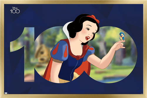 Disney 100th Anniversary - Snow White Wall Poster, 22.375" x 34" Framed ...