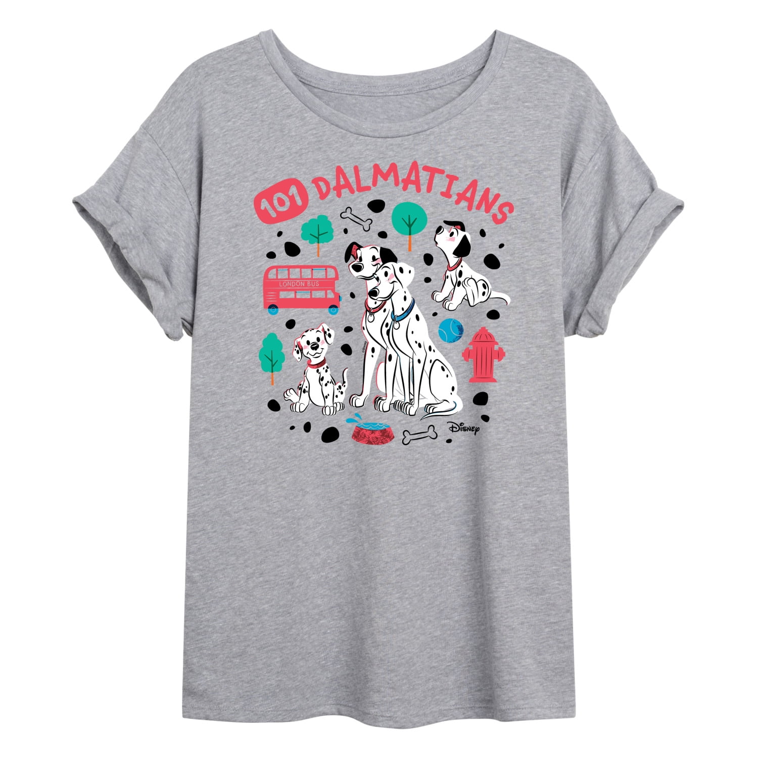 Disney - 101 Dalmatians Animated - Collage of Dalmatian Family - Women ...
