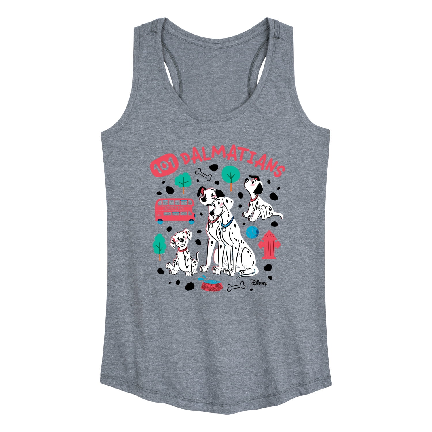 Disney - 101 Dalmatians Animated - Collage of Dalmatian Family - Women ...