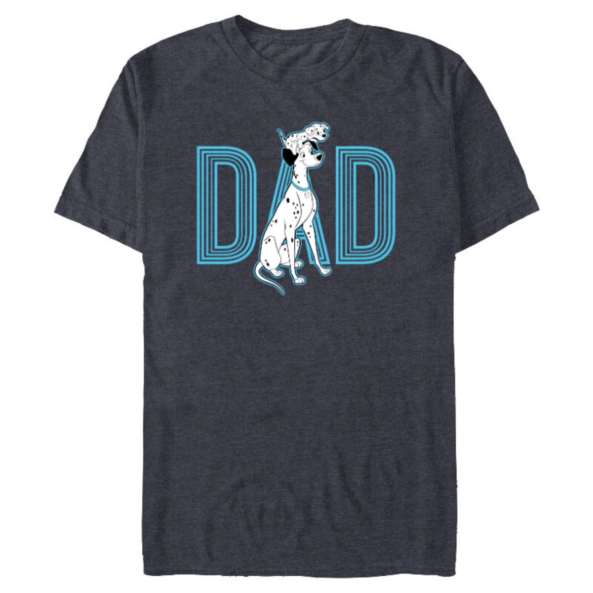 Disney 101 Dalmatians Pongo and Penny Dad - Short Sleeve Blended T ...