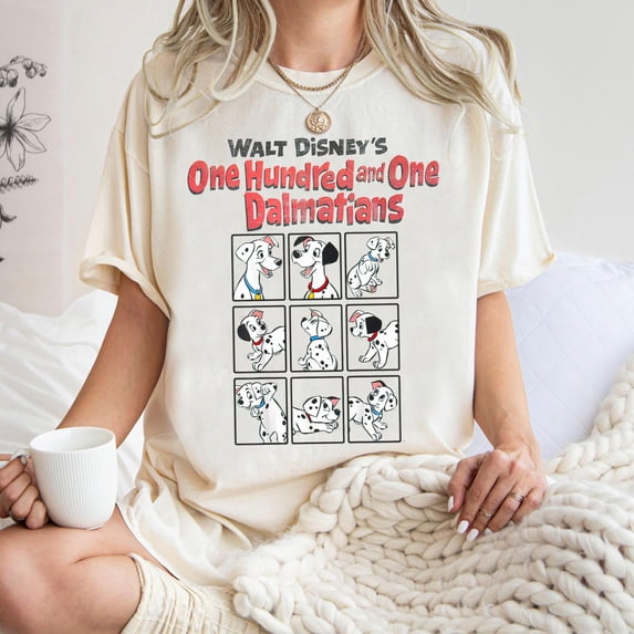 Disney 101 Dalmatians Puppy Group Shirt Retro Cute Dog Lover T-shirt ...